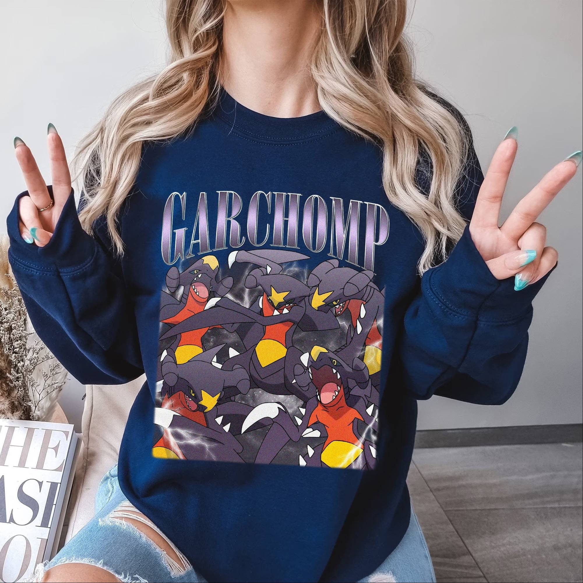 Garchomp Pokemön Vintage Bootleg Shirt | Vintage Graphic 90s Garchomp T ...