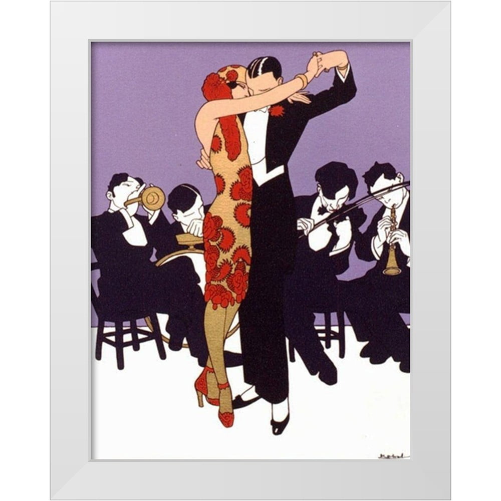 Garcia Cabral, Ernesto 25x32 White Modern Wood Framed Museum Art Print ...