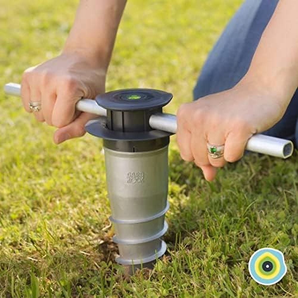 Gard & Rock - Aluminium ANCHORING Base, Flush with The Ground ...