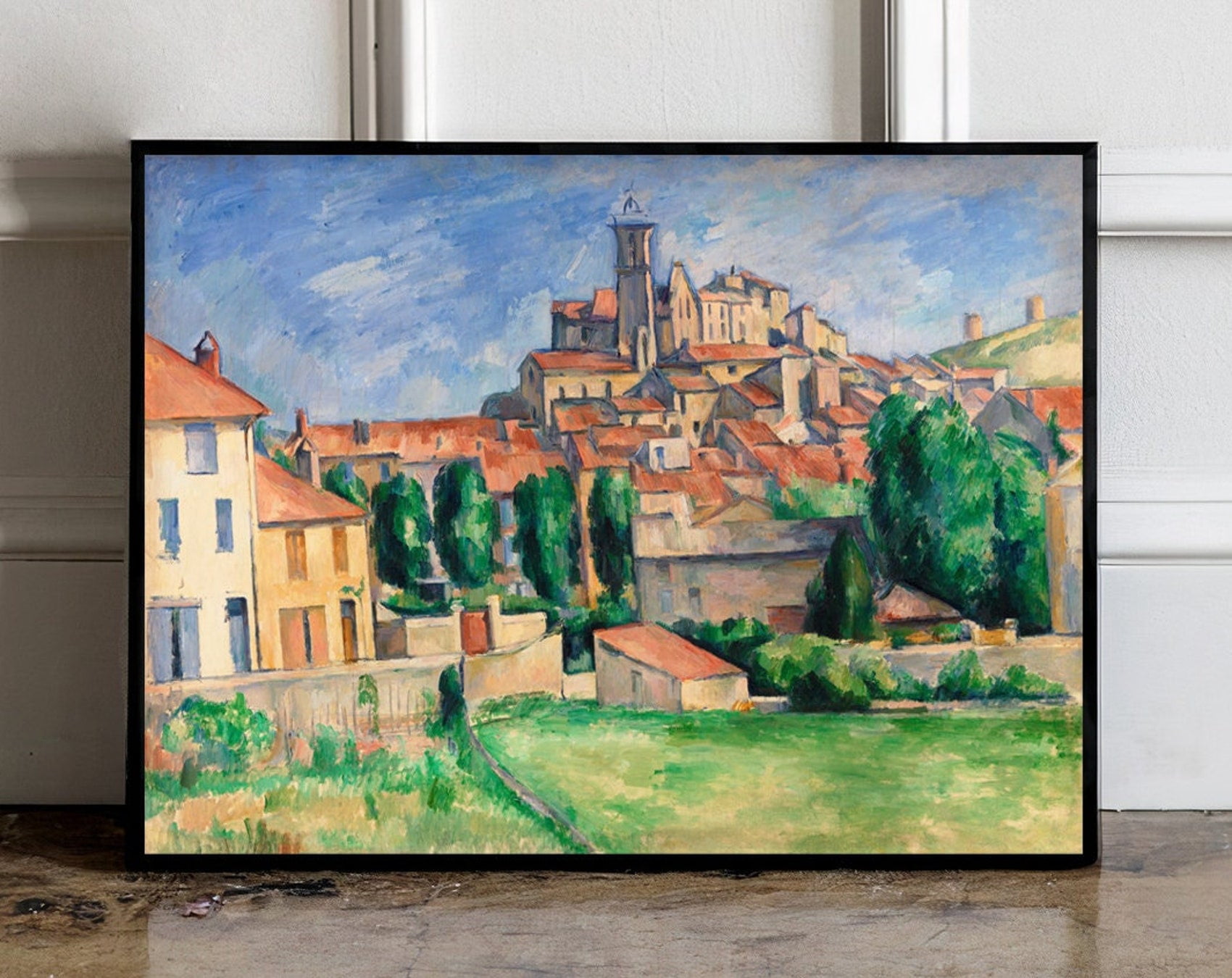 Gardanne by Paul Cezanne print, Paul Cezanne poster, Paul Cezanne wall ...