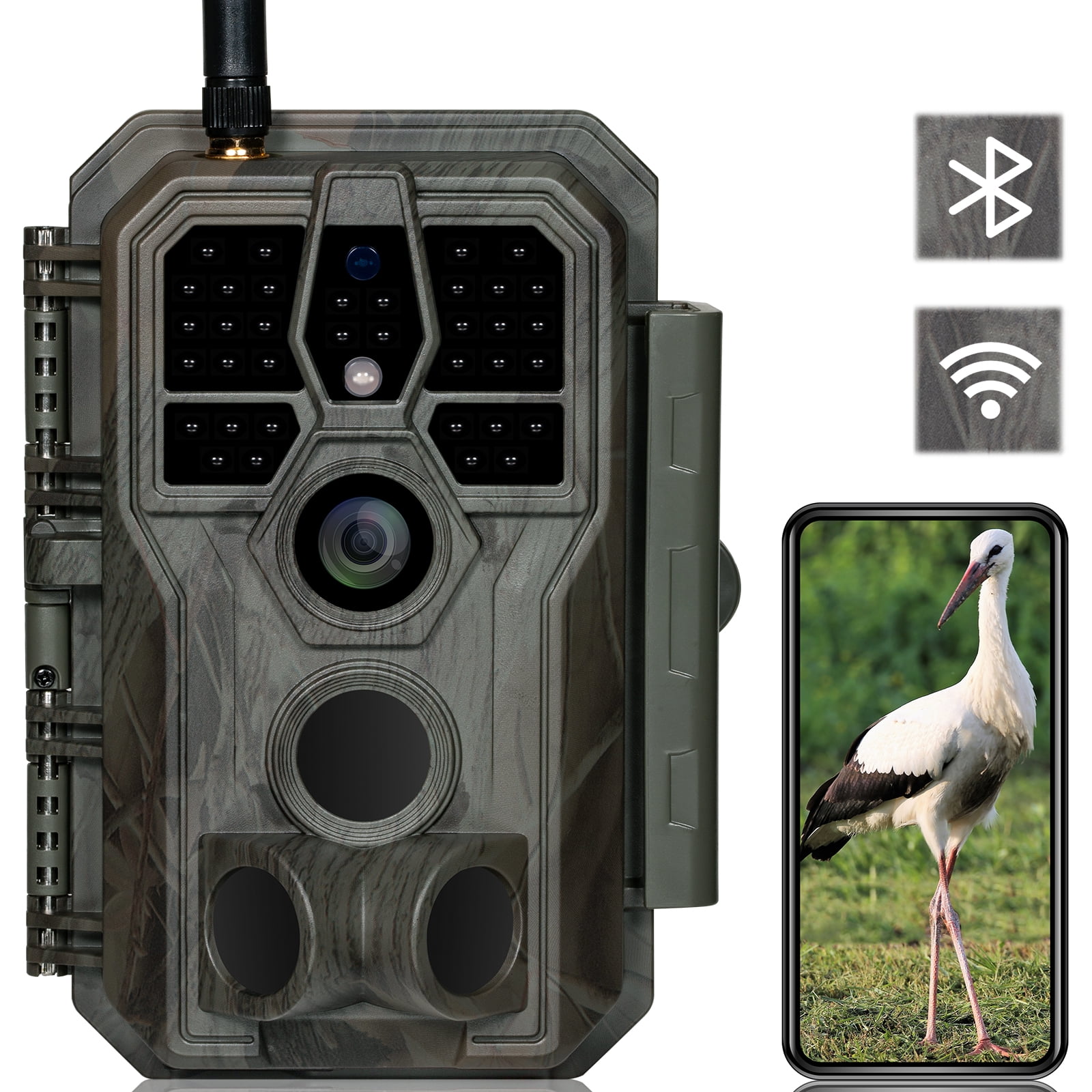 GardePro 32MP WiFi Hunting Trail Cameras, Full HD, 120° Sensing, Night ...