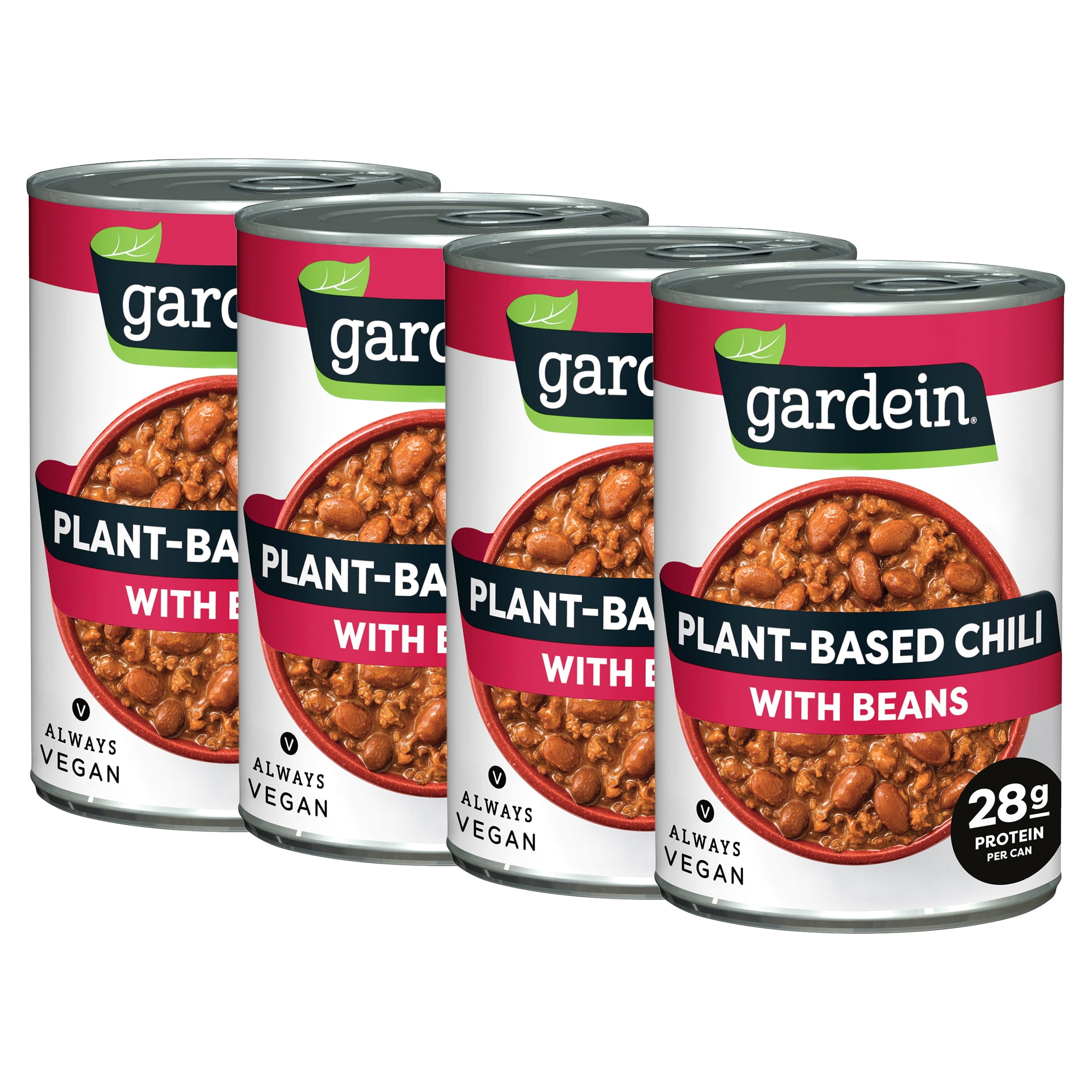 (4 pack) Gardein Plant-Based Chili With Beans, Vegan, 15 oz. - Walmart.com