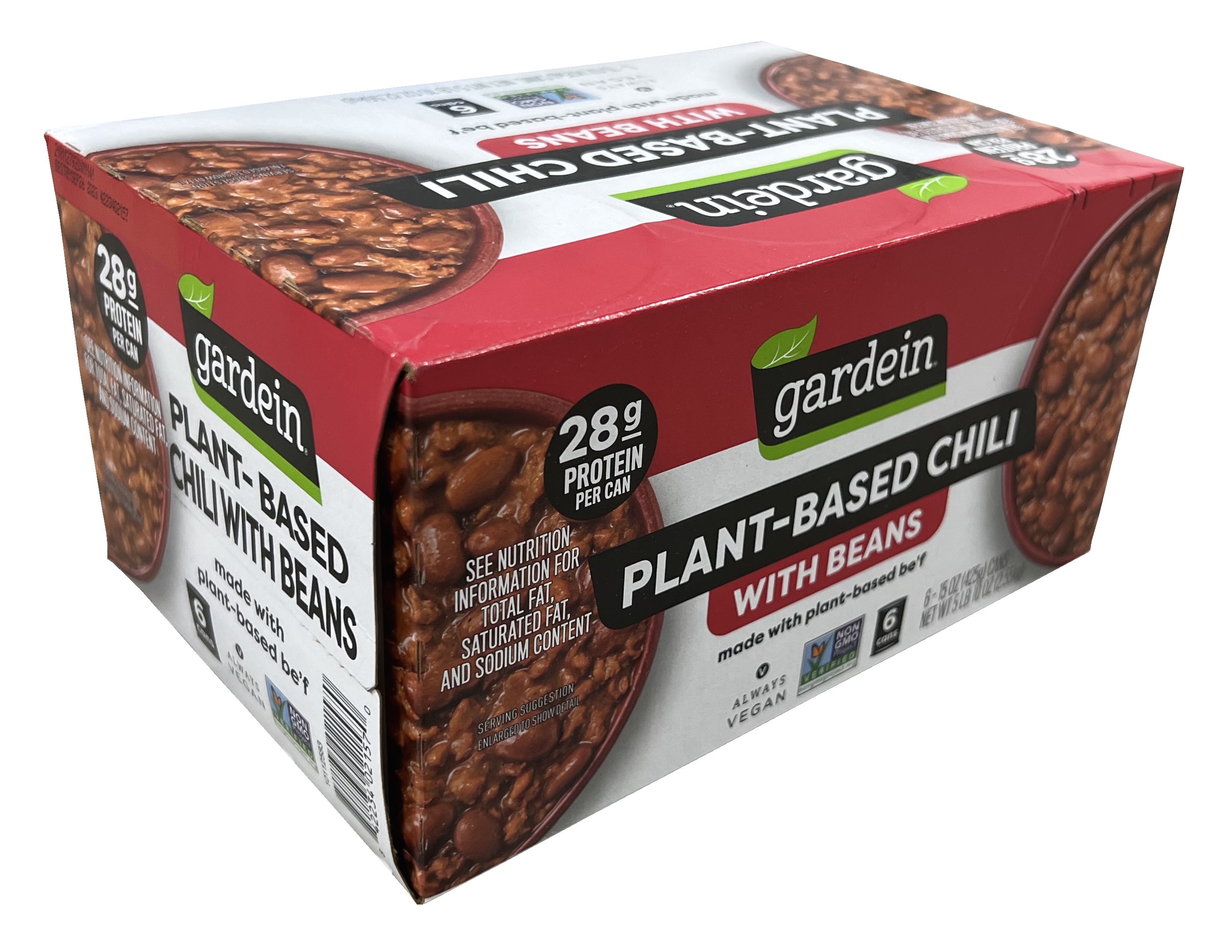 Gardein Plant-Based Chili with Beans, 15 Ounce (Pack of 6) - Walmart.com