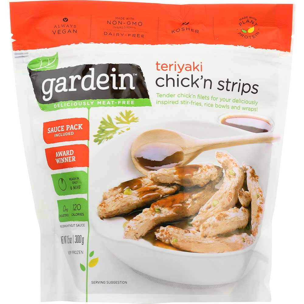 Gardein Vegan Teriyaki Chik'n Strips,, 10.5 Oz (pack Of 8) - Walmart.com