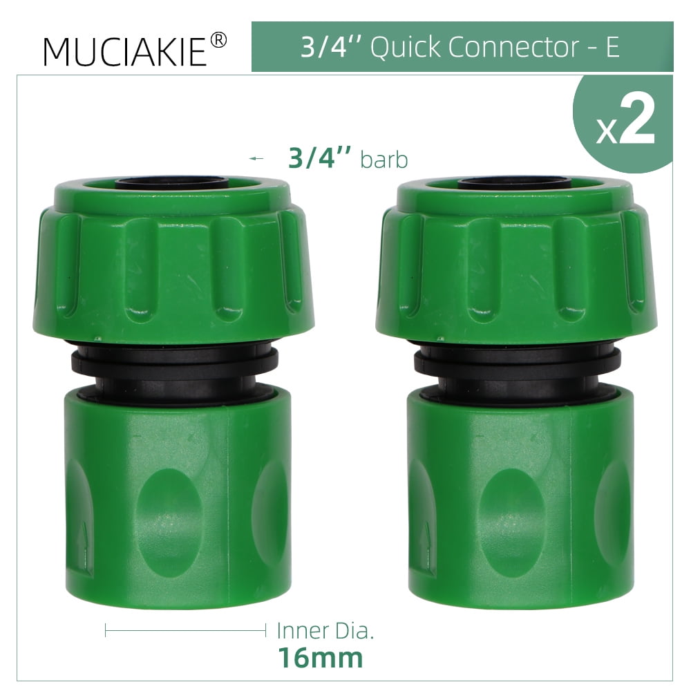 Garden 2PCS Hose Tap Quick Connector 1/8 "1/4" "1/2" "3/4" Garden ...