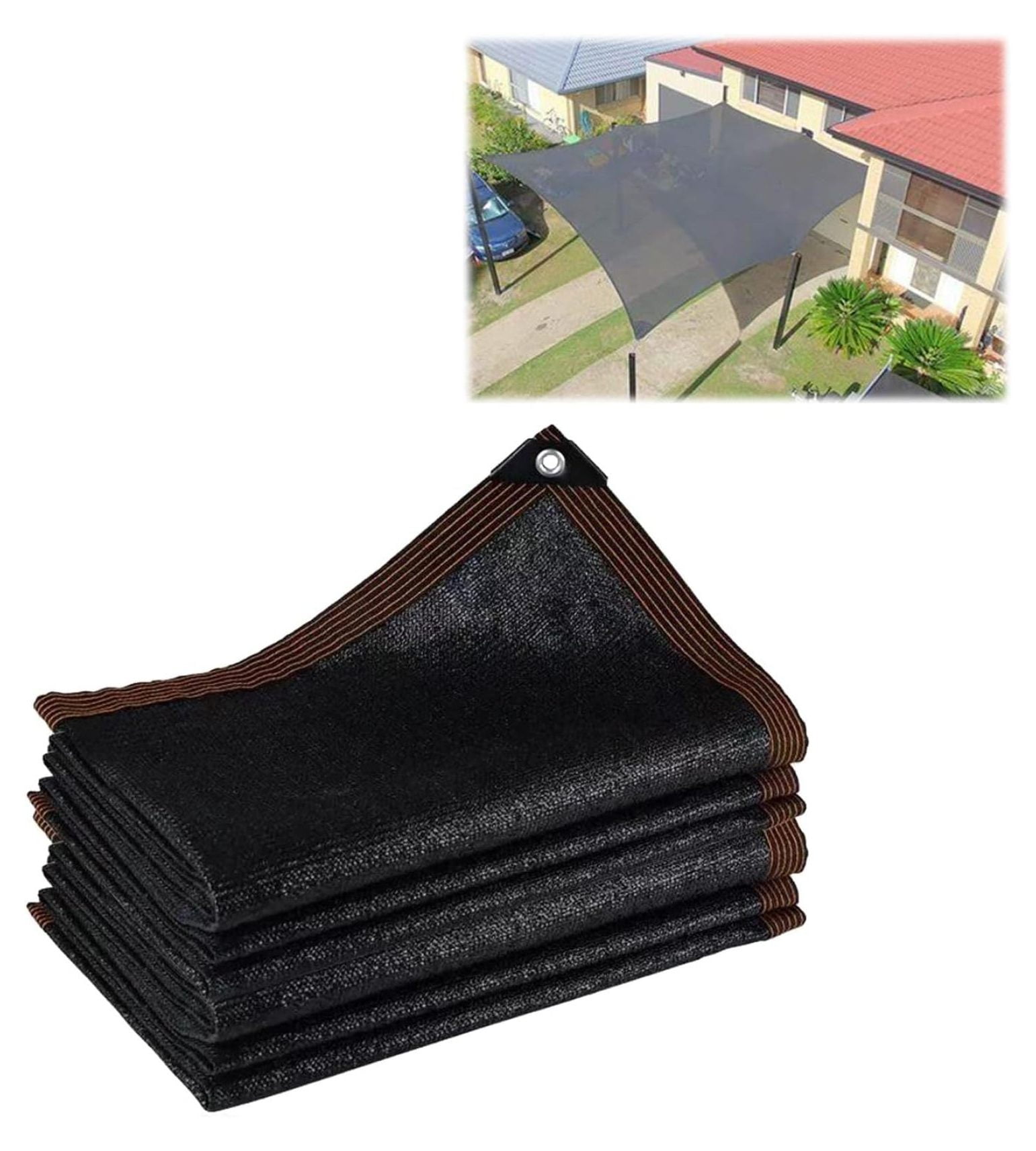 Garden 90% Mesh Shade Cloth, Sun Shade Net 10x20ft/20x20ft/30x40ft Mesh ...