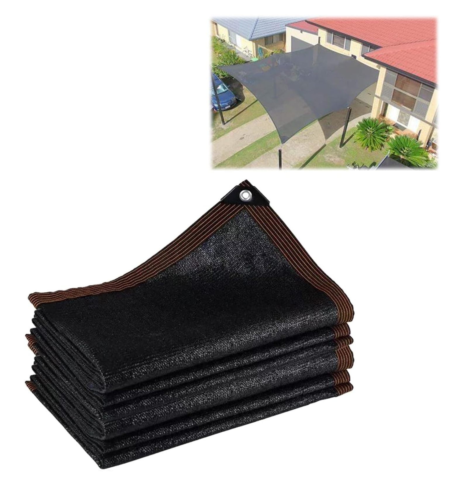 Garden 90% Mesh Shade Cloth, Sun Shade Net 10x20ft/20x20ft/30x40ft Mesh ...