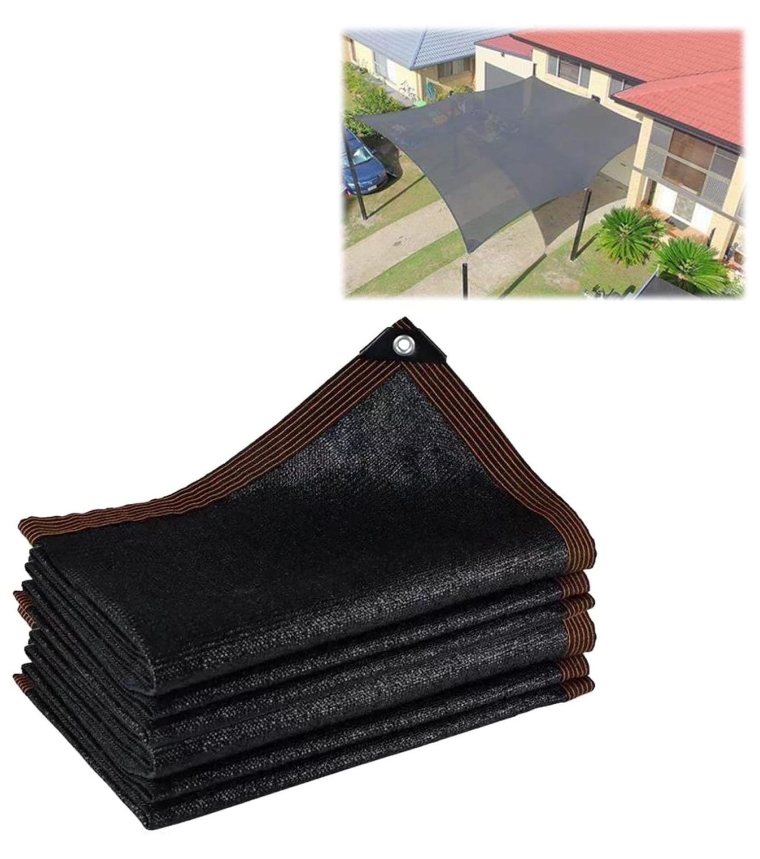 Garden 90% Mesh Shade Cloth, Sun Shade Net 10x20ft/20x20ft/30x40ft Mesh ...