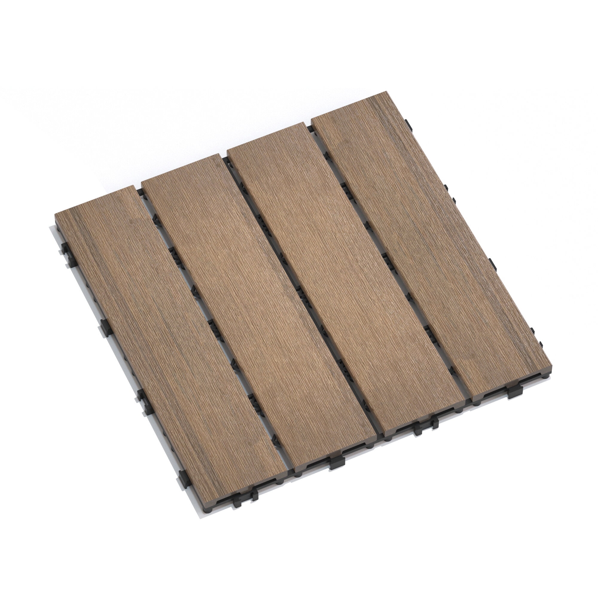 Garden Accessories Patio Floor Tiles Pack of 22 WPC Wood-Plastic ...