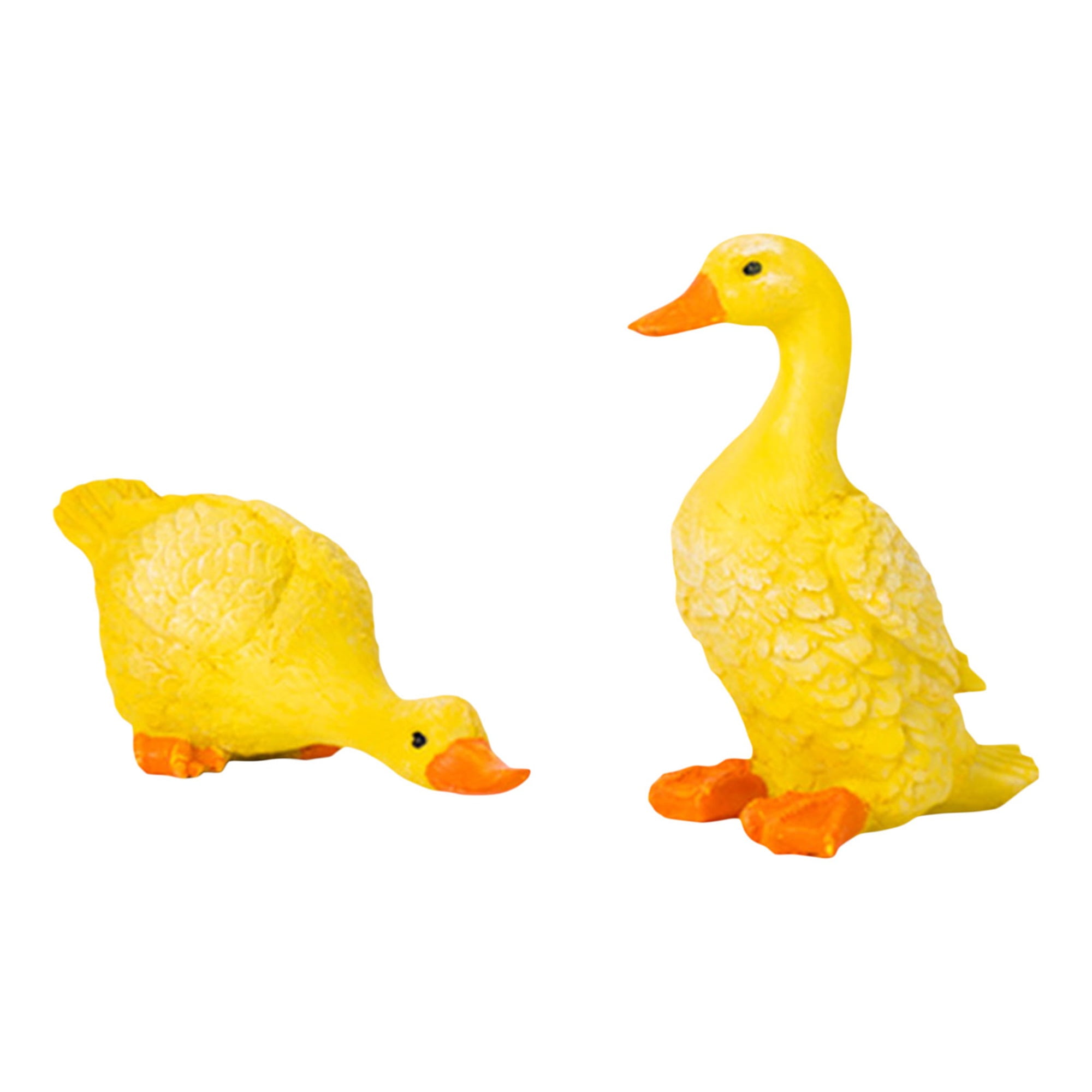 Garden Animal Statues, Duck Bunny Decorations Outdoor Art Sculptures ...