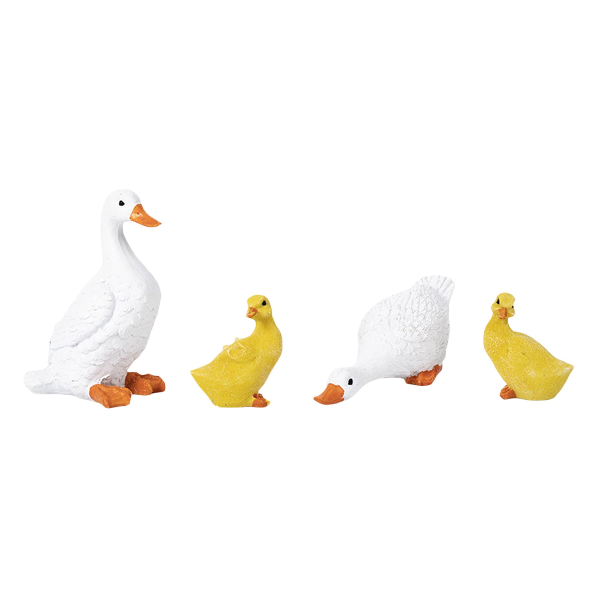 Garden Animal Statues, Duck Bunny Decorations Outdoor Art Sculptures ...