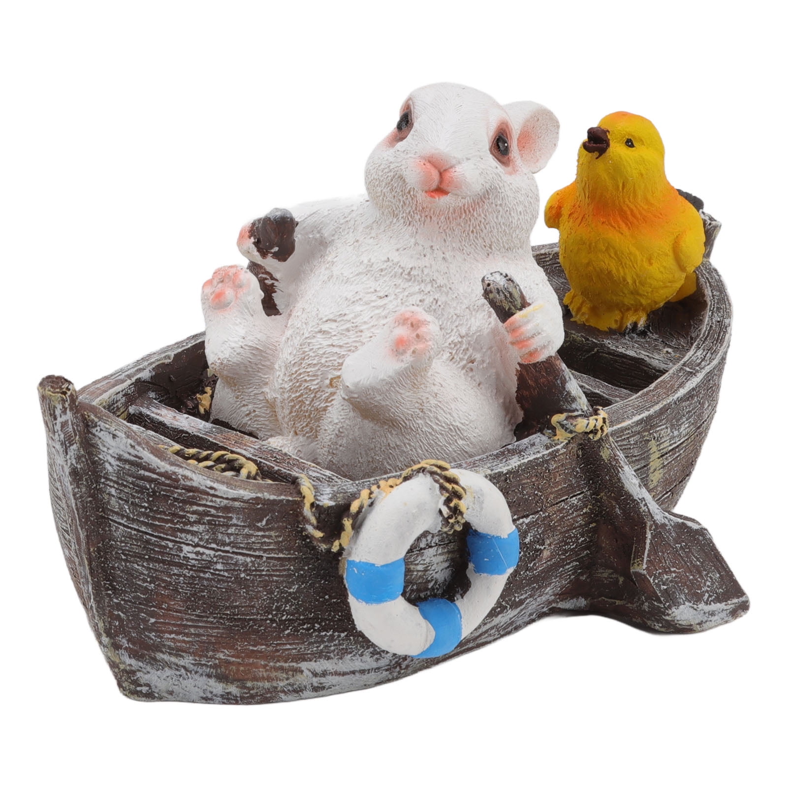 Garden Animals Statues Cute Vivid Synthetic Resin Outdoor Garden Animal ...