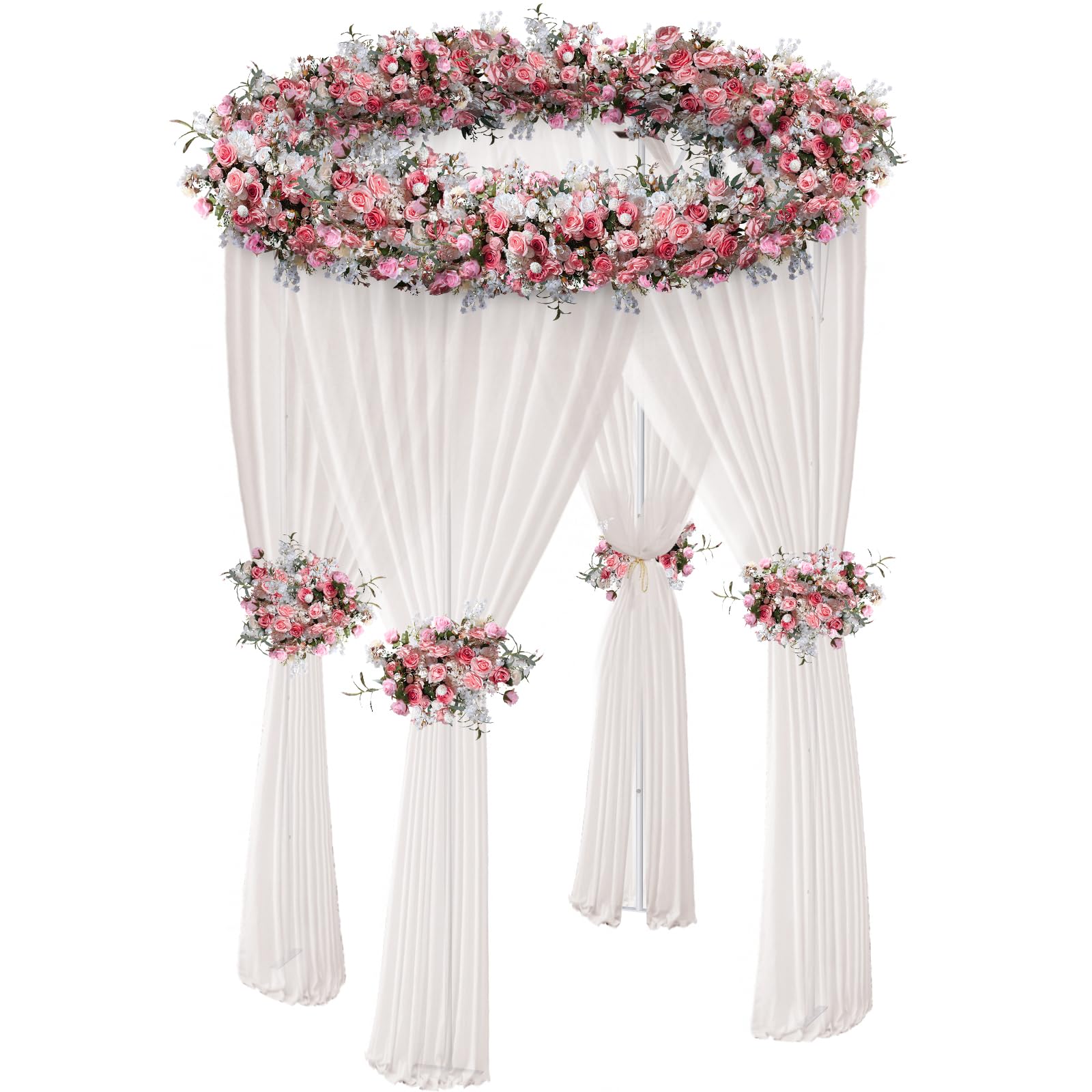 Garden Arch Arbor,Wedding Arch,Garden Trellis for Climbing Plants,Metal ...