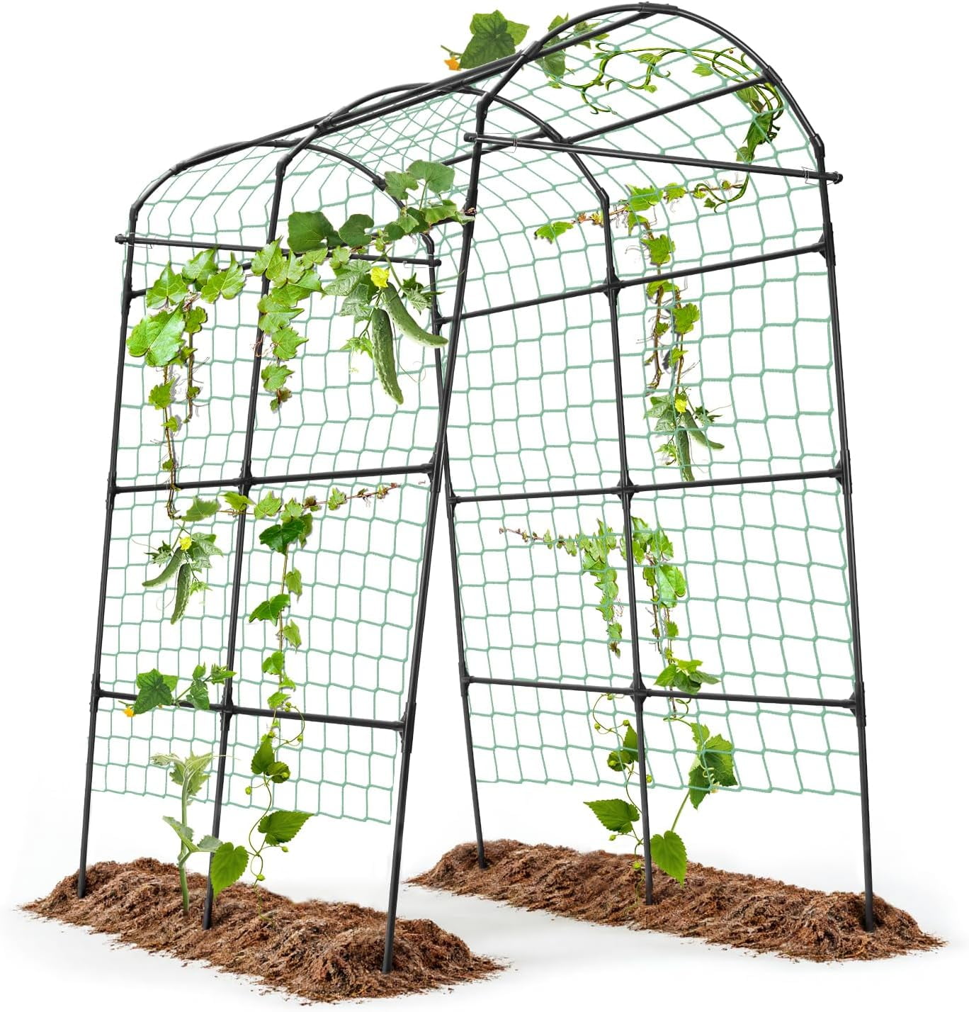 Garden Arch Trellis for Climbing Plants Outdoor, 7ft Extra Tall ...