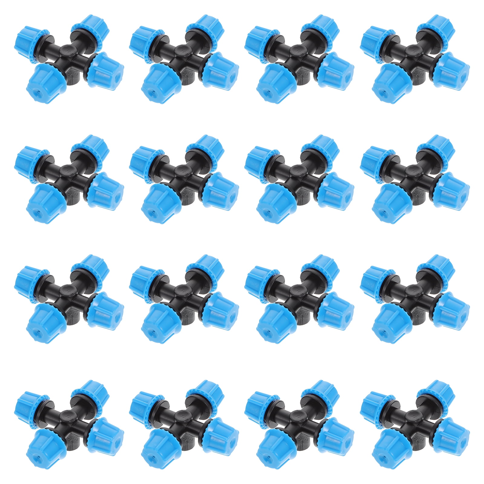 Garden Atomization Nozzle Irrigation Sprinkler 4 Outlet Mist Nozzles Sprinklers Misting Spray