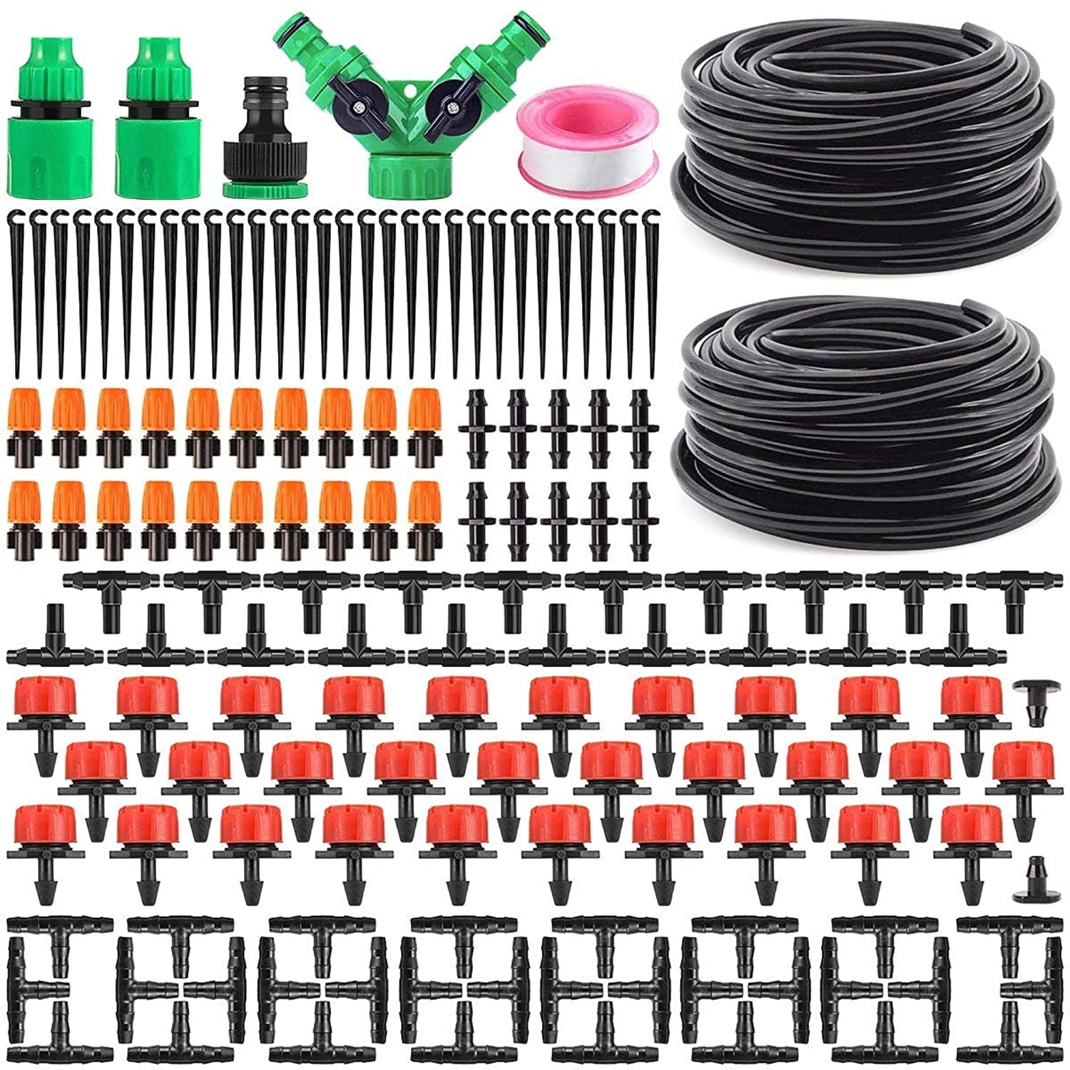 Garden Automatic Drip Irrigation Set,30m Adjustable Micro DIY ...