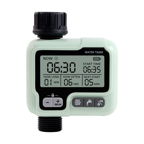 Limnan Outdoor Programmable Garden Hose Water Timer, Automatic ...