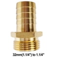 Garden BRASS Hose Tail Connector To Male Thread Pond Pool Hose Pipe ...