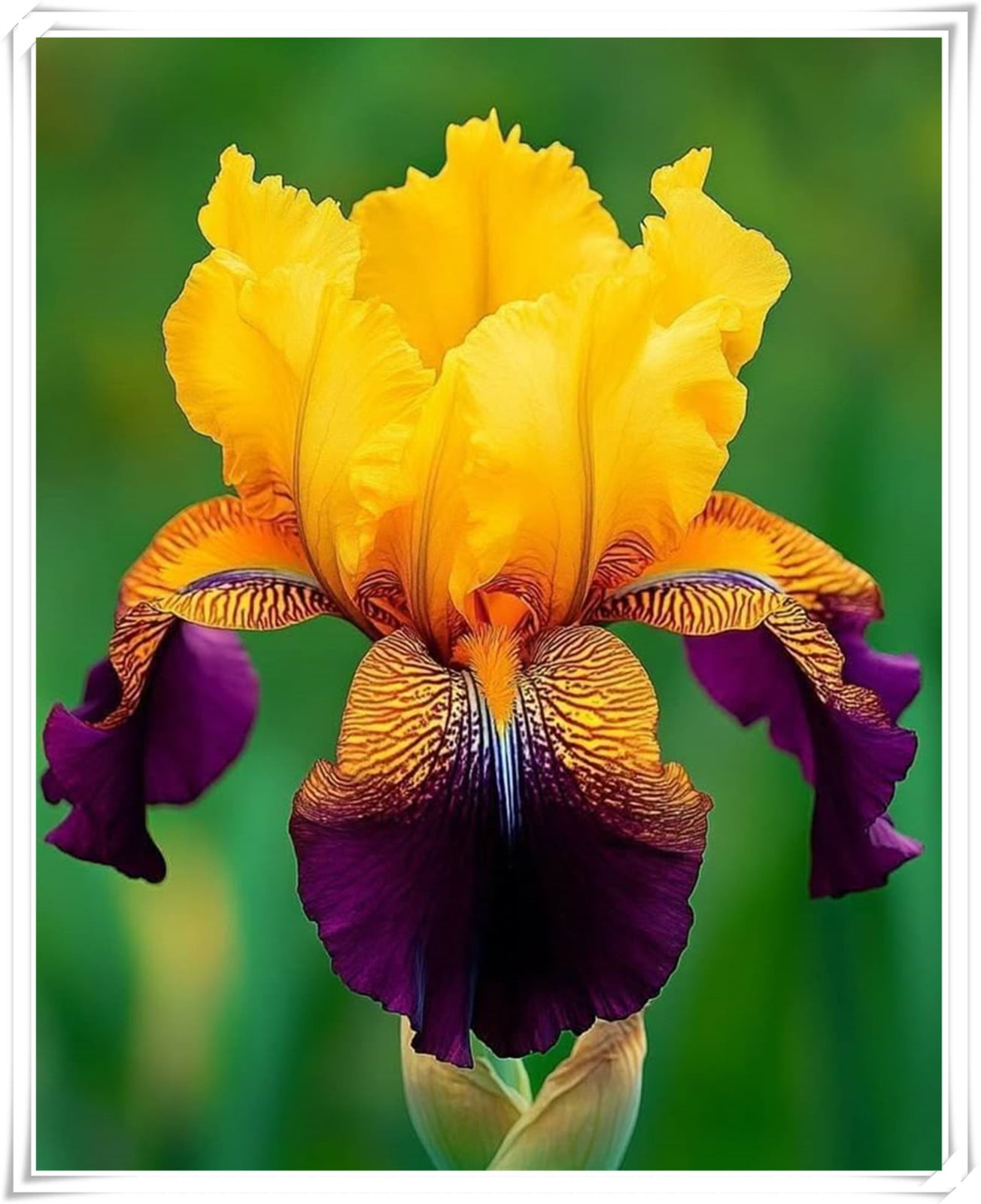 Garden Bearded iris Elegance Decoration (Iris planting ）Perfect for ...