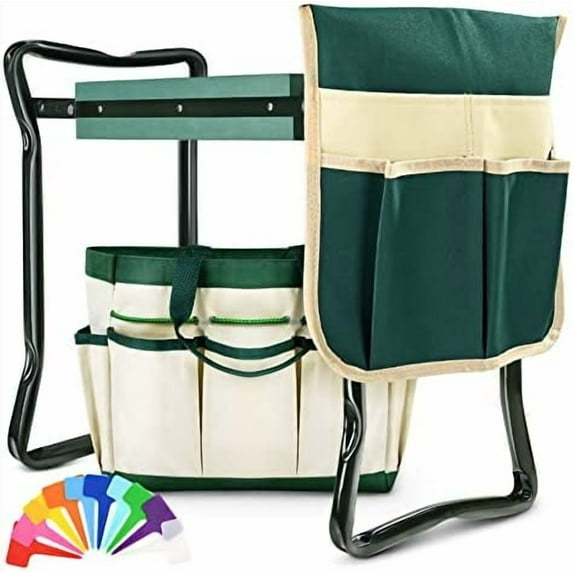 Garden Bench for Kneeling and Sitting Foldable Garden Kneeler and Seat ...