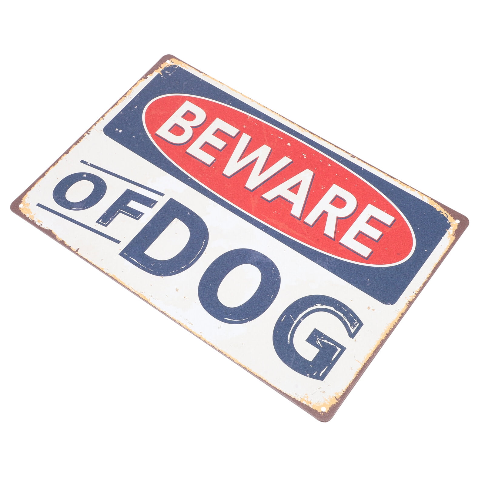 WRISTBIQUE Beware Of Dog Sign Iron 1Pack 11.87X7.90X0.08In - Walmart.com