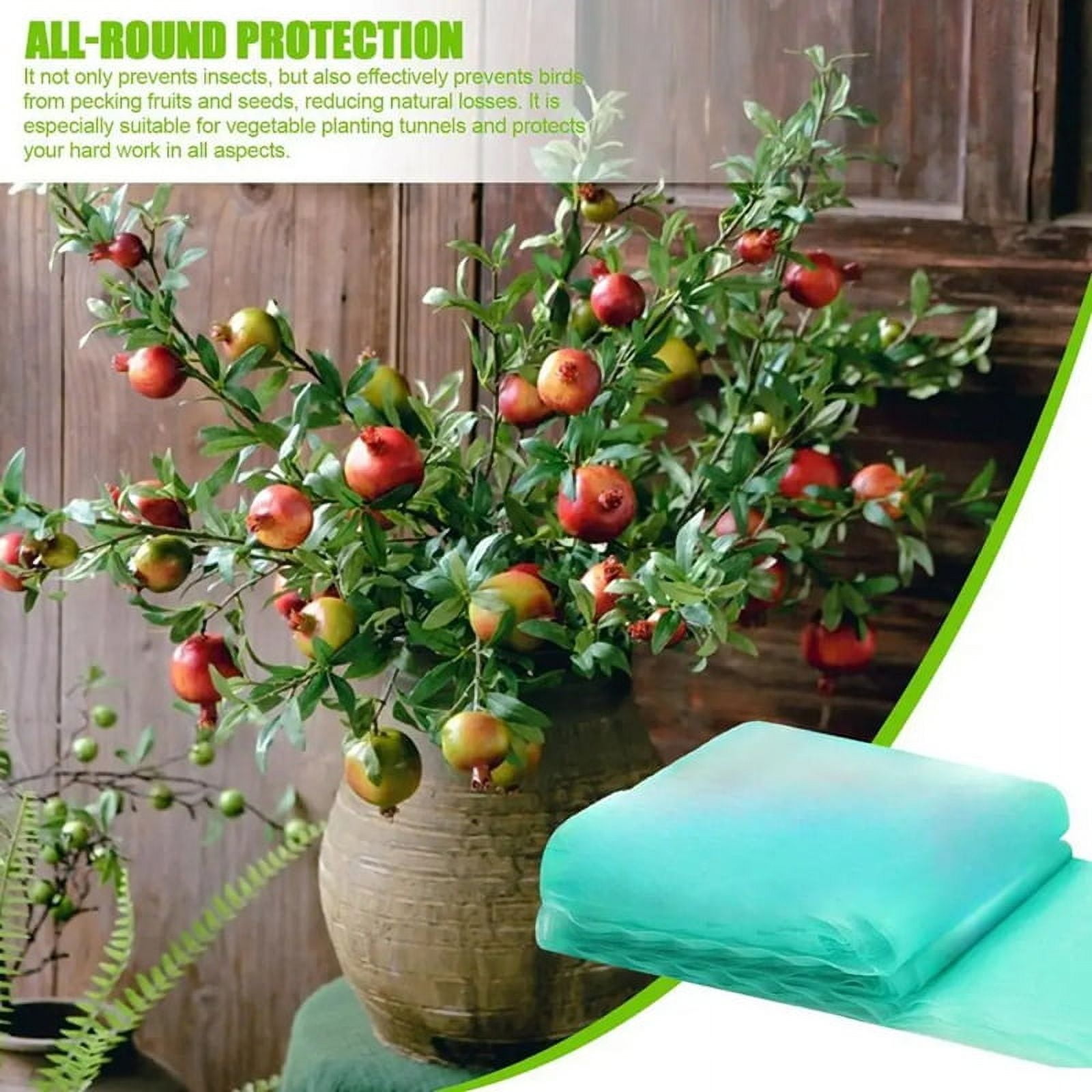 Garden Bird Netting Crop Protective Fencing Mesh Plant Protective Tool ...