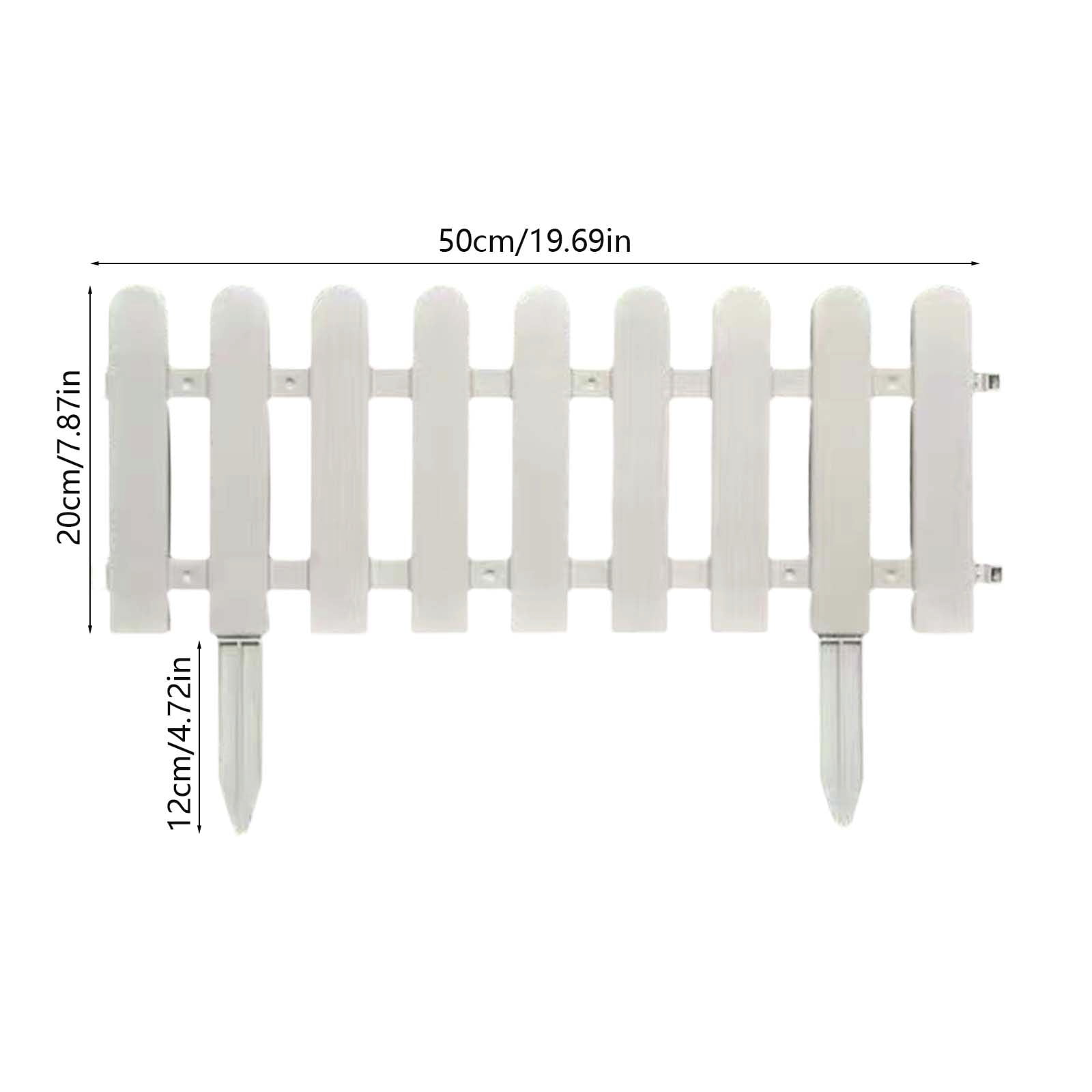 Garden Border Fence Decorative Garden Border Fence - Modular Plastic ...