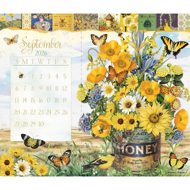 Garden Botanicals 2026 Postcard Desk Calendar, (Paperback) - Walmart.com