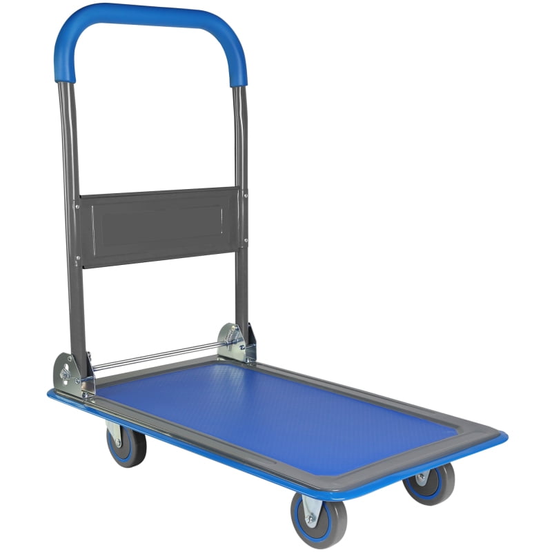 Garden Cart 330 lb Capacity Large Foldable Cart Space-Saving Rotary ...