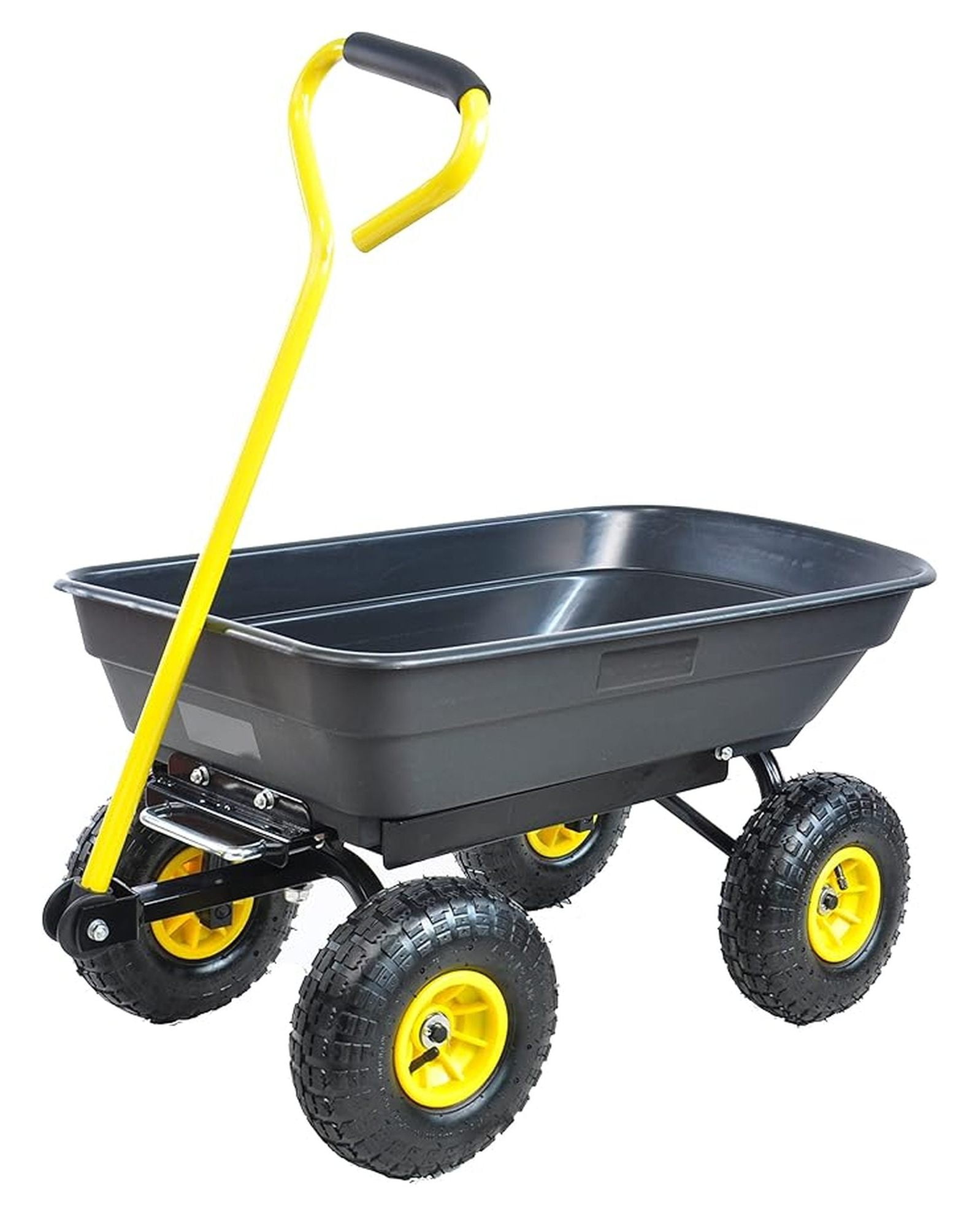 Garden Cart Dump Truck with Air Wheels - 50L Heavy Duty Utility Wagon ...