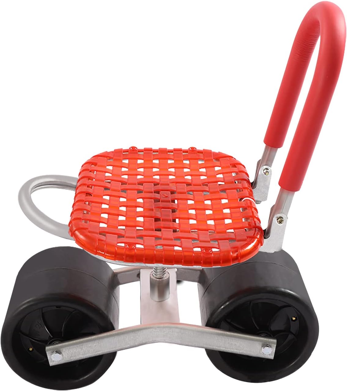Garden Cart Rolling Stool Work Seat Cart,Gardening Helper with 3 Wheels ...