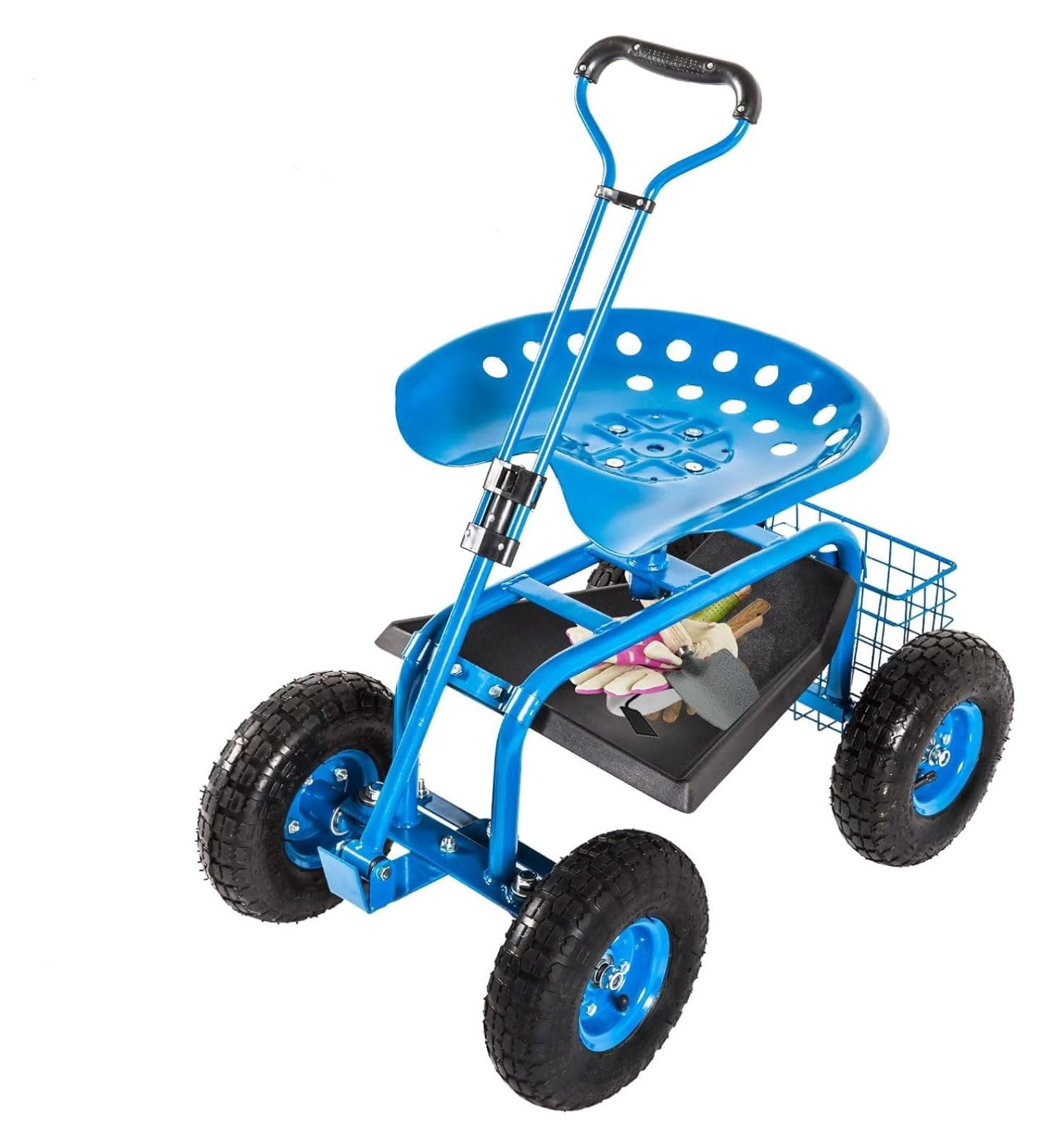 13" Hand Truck/Utility Cart Air Tire Replacement Dolly Wheel 4.00-6 ...
