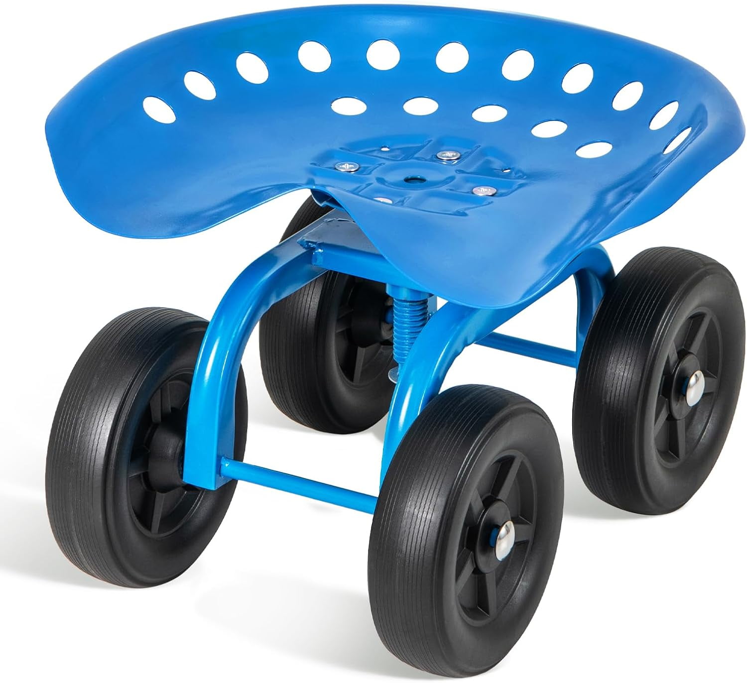Garden Cart, Rolling Workseat with 4 Wheels, Garden Stool 360° Swivel ...