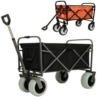 Sierra Designs Deluxe Collapsible Wagon, Outdoor Utility Cart, Steel ...