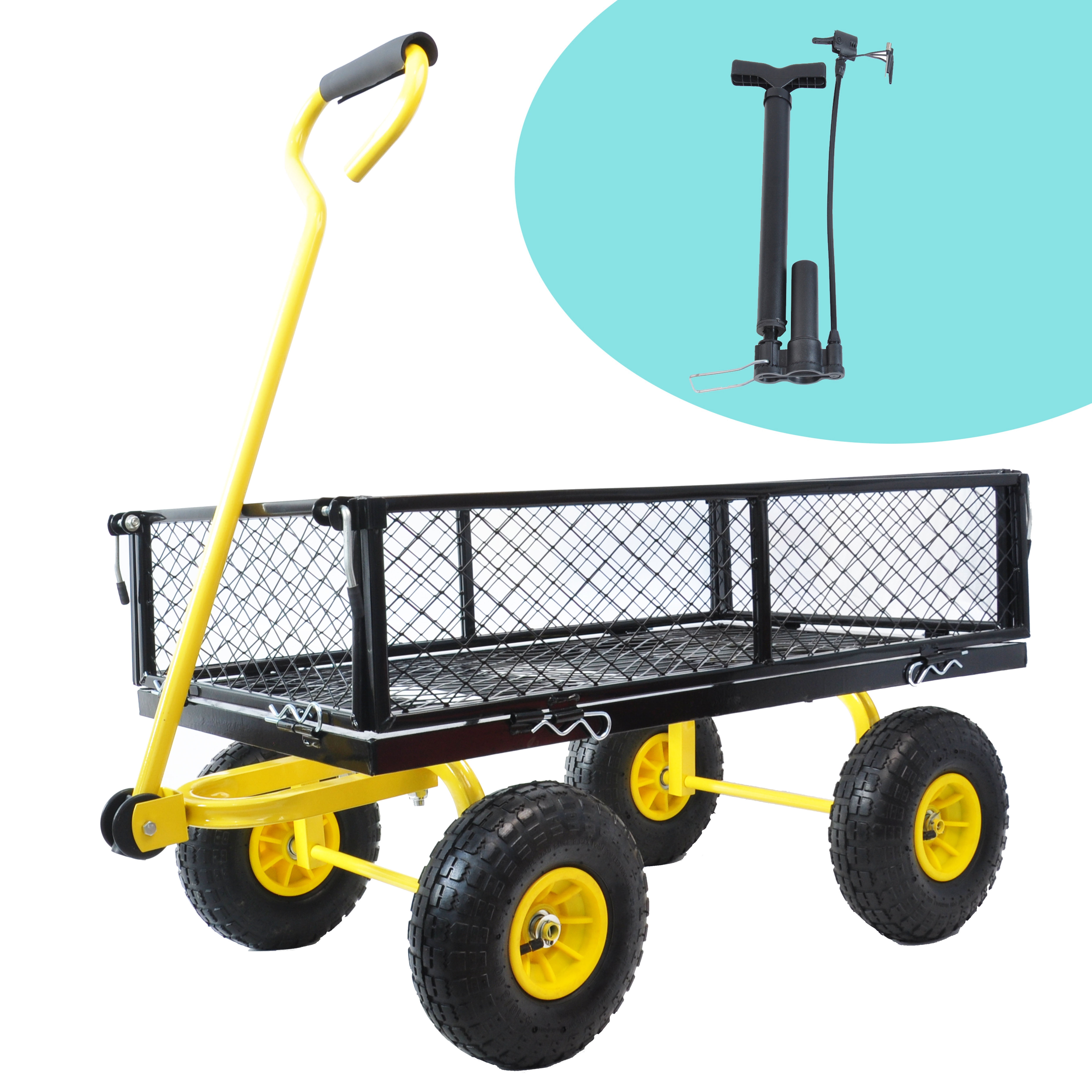 Garden Carts Wagon Cart Garden cart trucks make it easier to transport ...