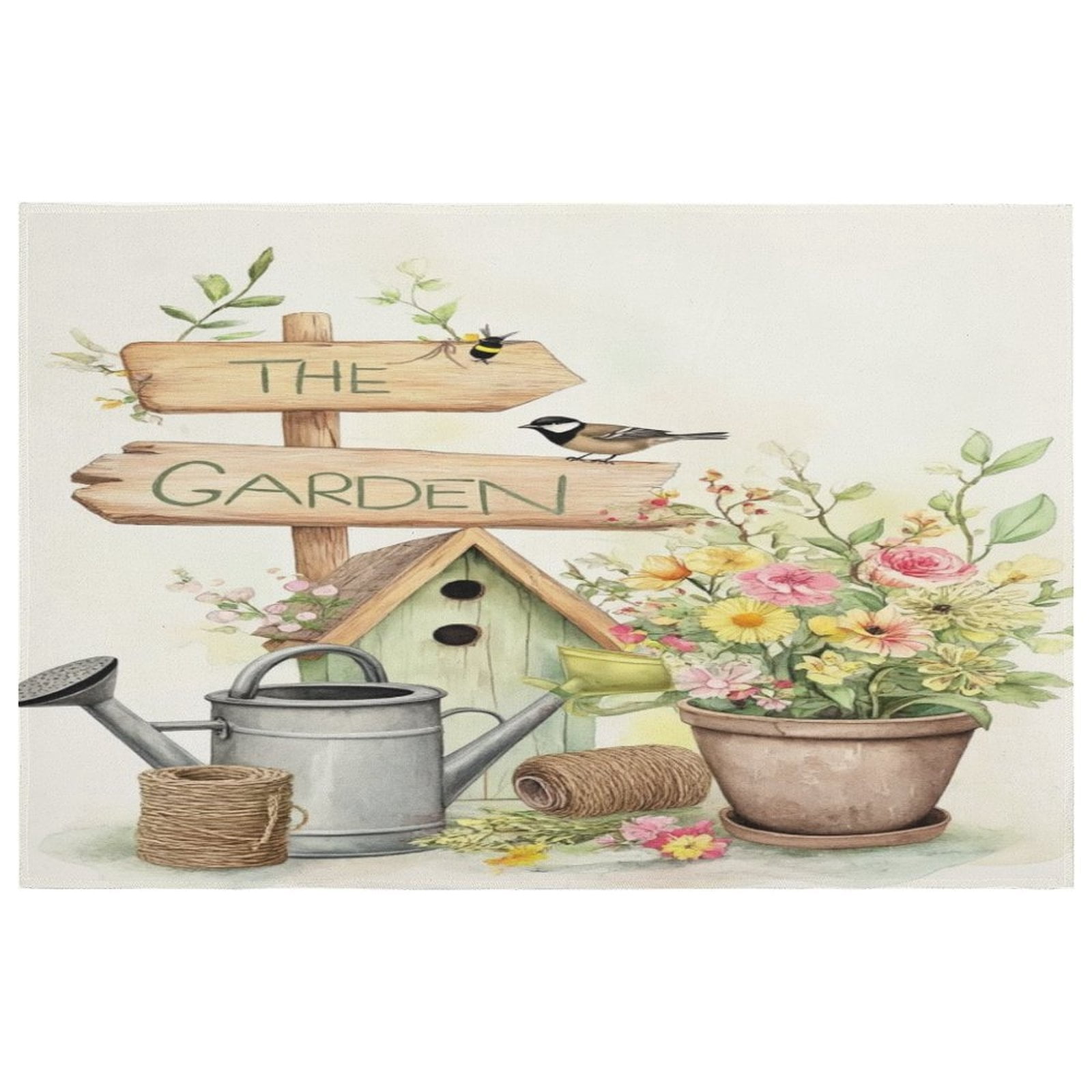 Garden Charm Decor Set Adult Home Decor Bedroom Living Room Crystal ...
