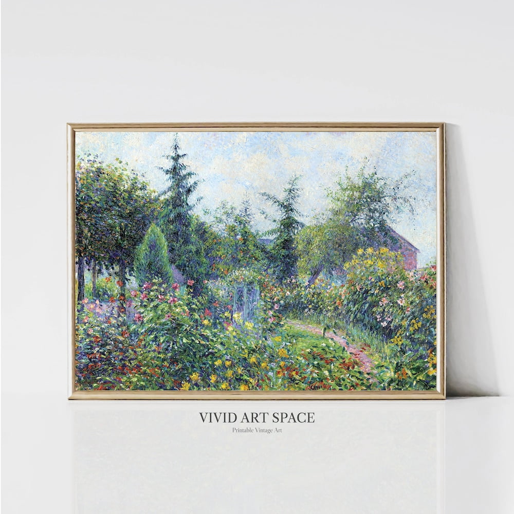 Garden And Chicken Coop By Camille Pissarro, Impressionist Landscape ...