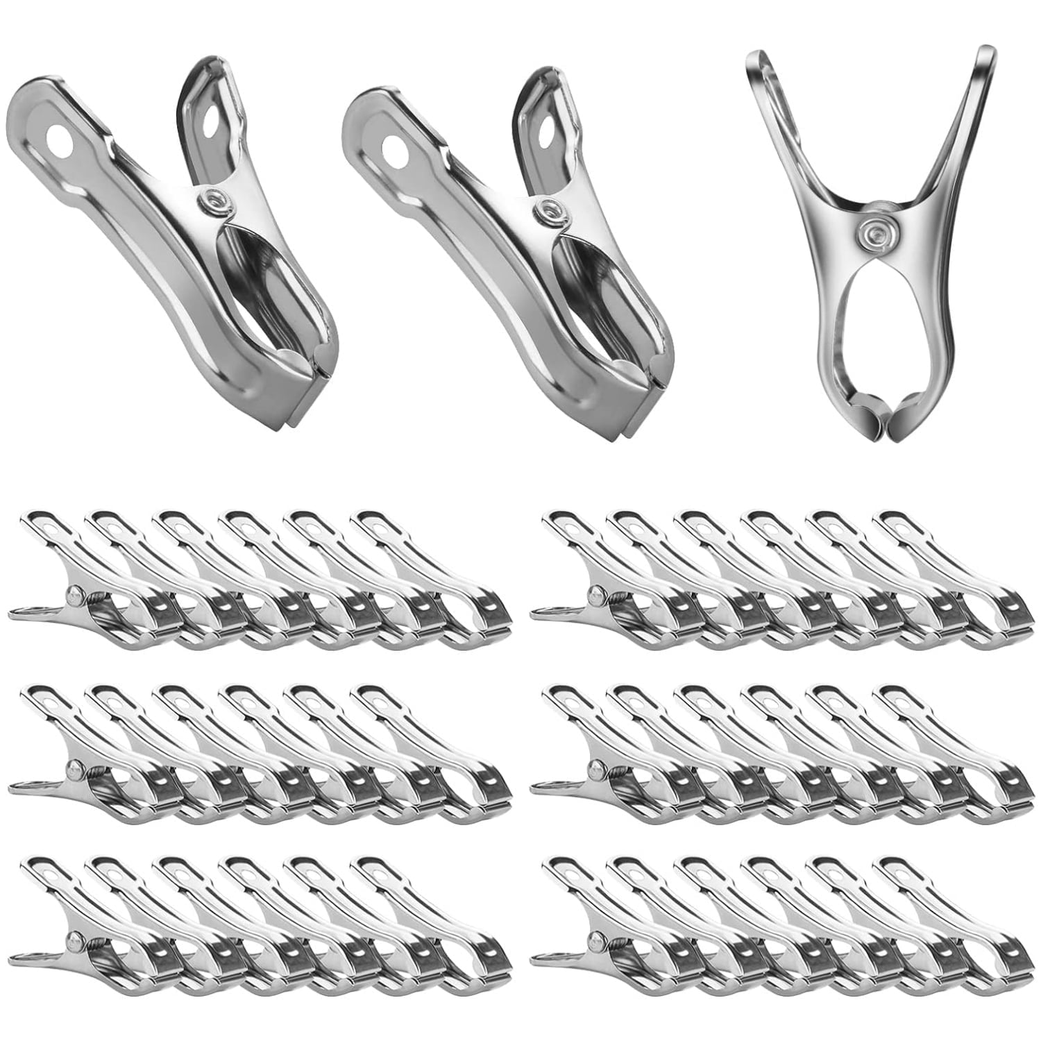 Garden Clips 36 Pcs Greenhouse Clamps Stainless Steel Wind Guard Clamps ...