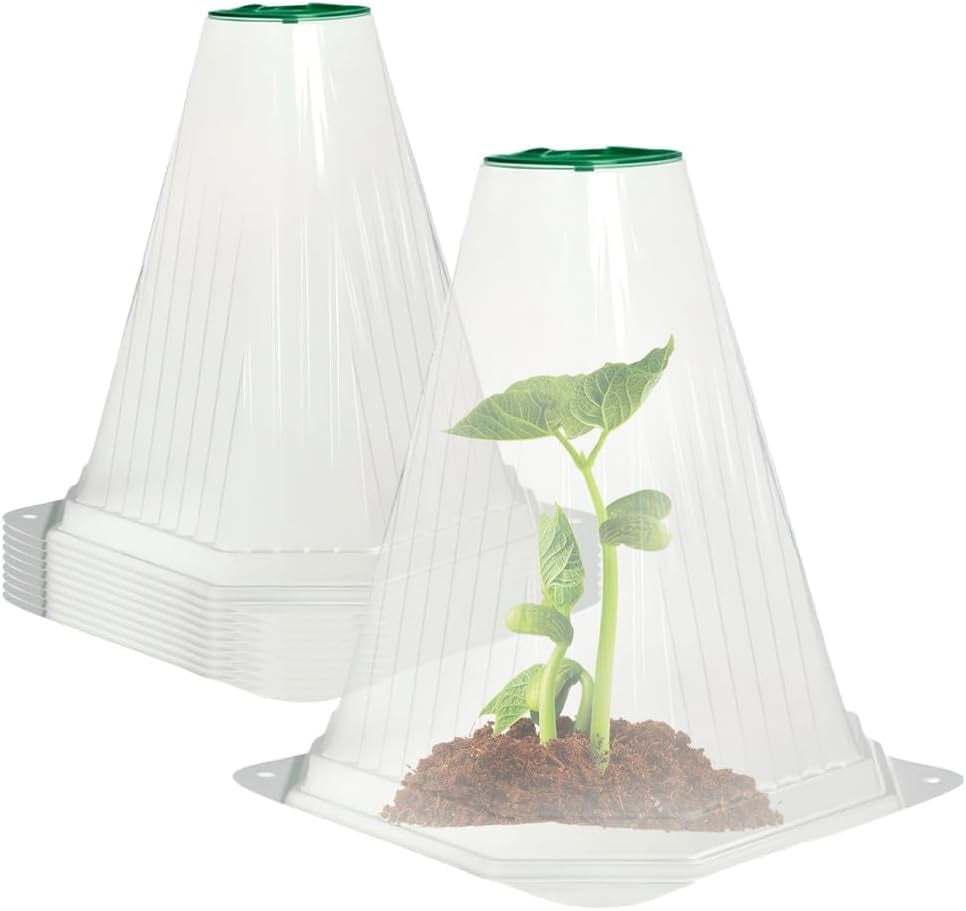 Garden Cloches for Plants, 2025 Upgraded Reusable Bell Plant Covers ...
