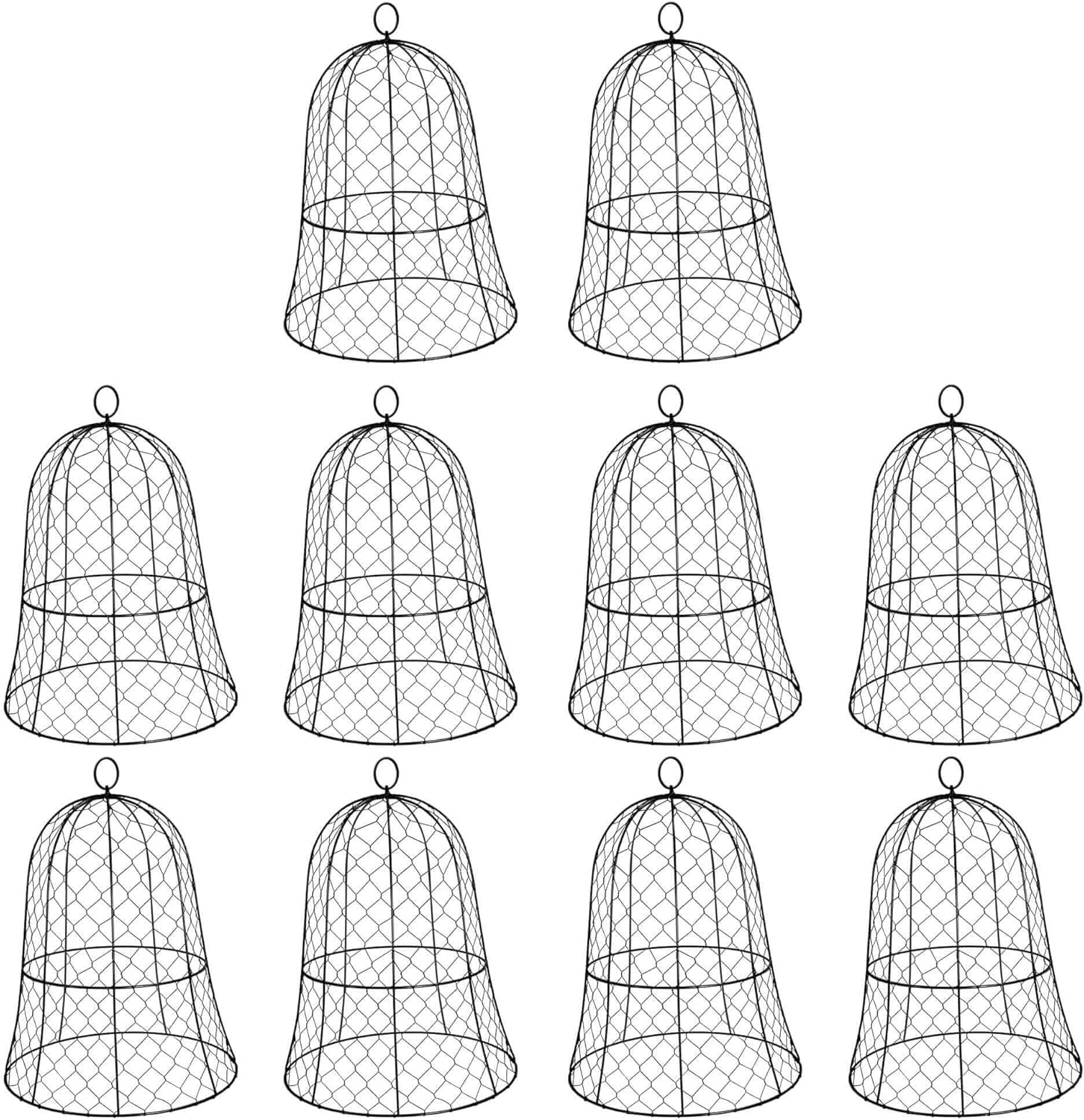 Garden Cloches for Plants, Plant Protectors from Animals, Rustproof ...