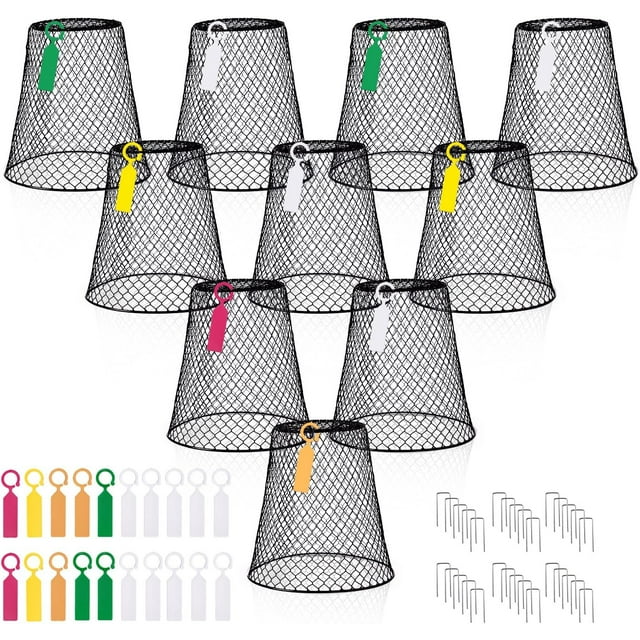 Garden Cloches for Plants Set of 10 Chicken Wire Cloche for Plants ...