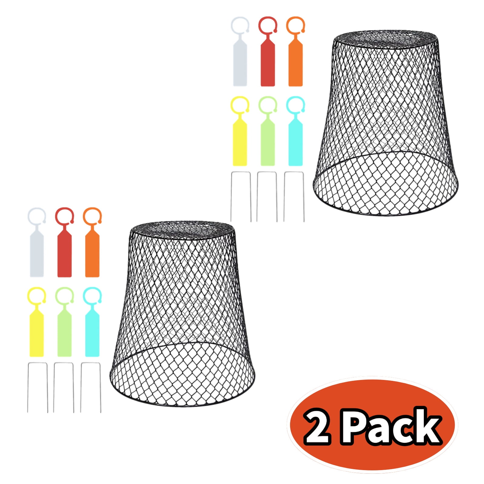 Garden Cloches for Plants Chicken Wire Cages to Protect from Animals ...