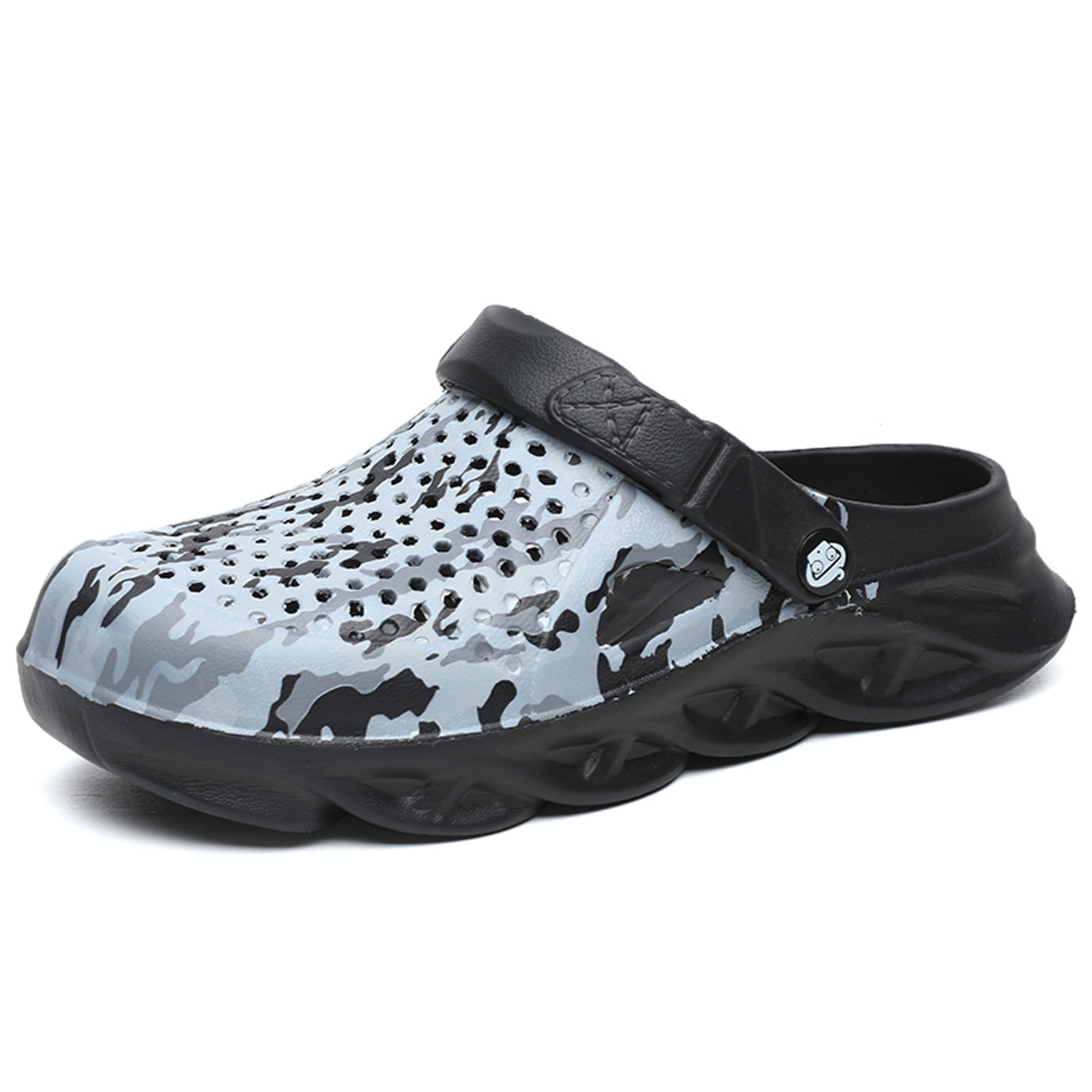 Garden Clogs Mens Water Clogs Summer Breathable Sports Sandals Slip On ...
