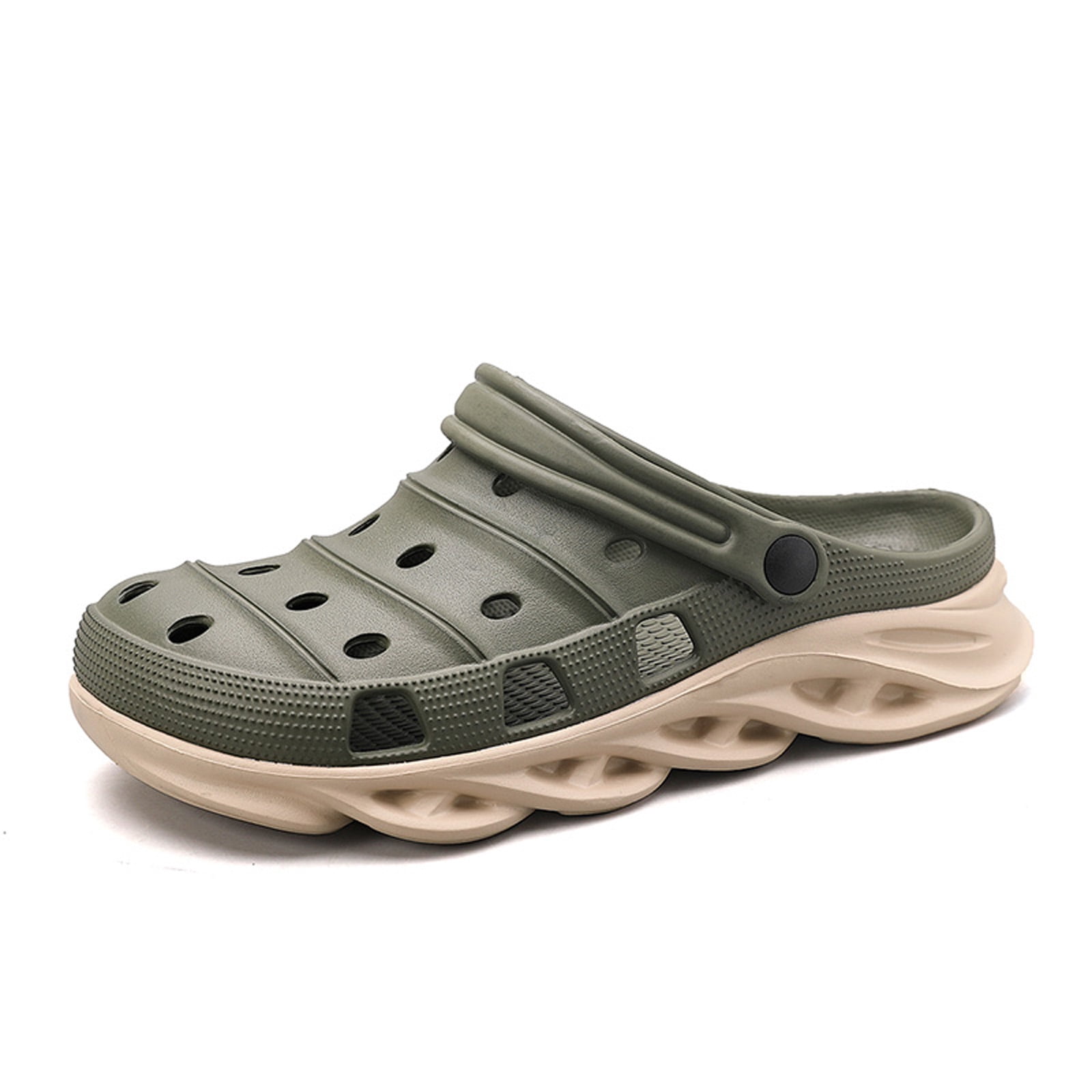 Garden Clogs Mens Water Clogs Summer Breathable Sports Sandals Slip On ...