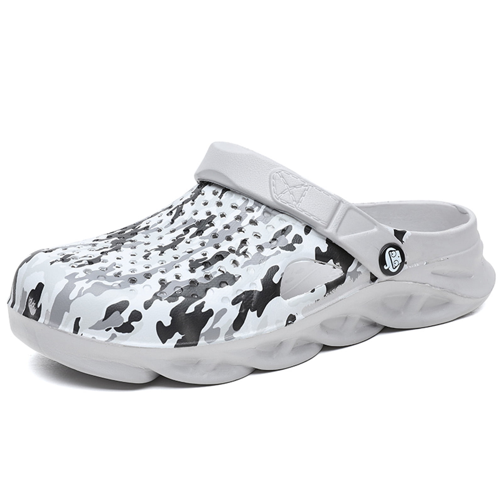 Garden Clogs Mens Water Clogs Summer Breathable Sports Sandals Slip On ...