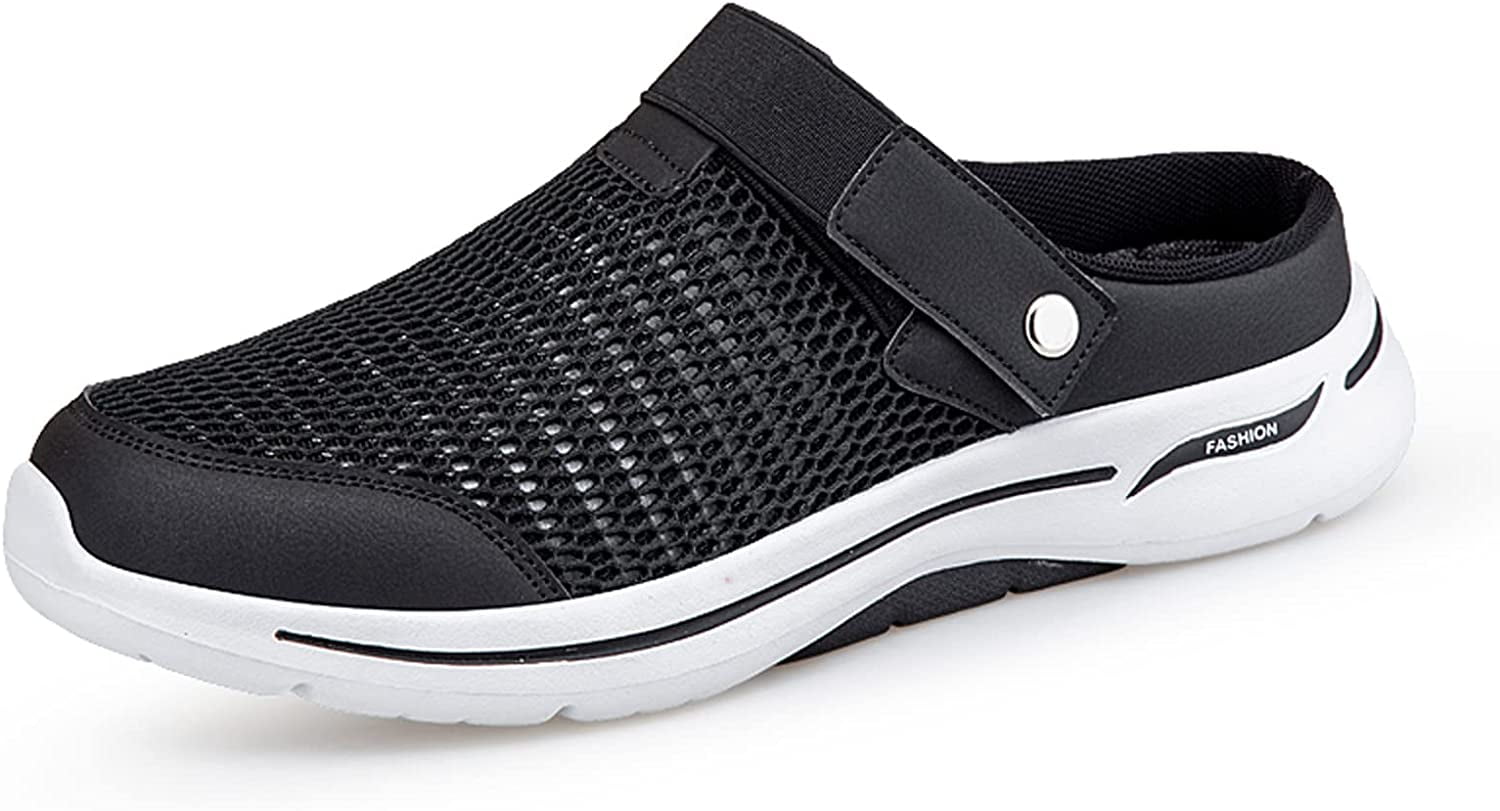 Garden Clogs Mens Womens Mesh Slipper Sandals Slip on Home Shoes ...