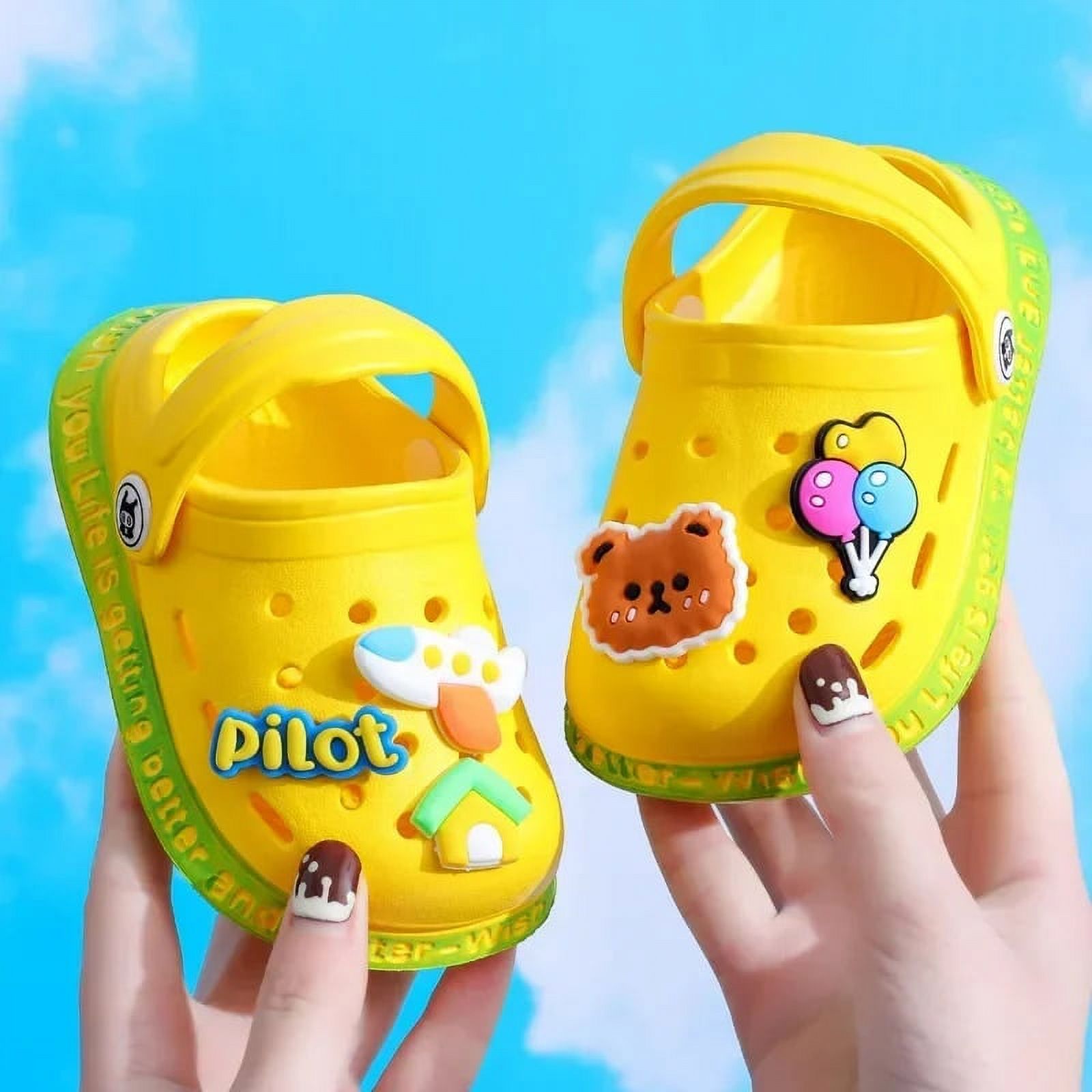 Garden Clogs Shoes Boys Girls Beach Sandal Kids Lightweight Breathable ...