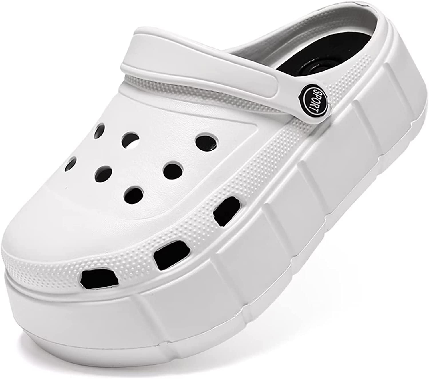 Garden Clogs for Women Platform Slip-On Beach Slippers Slide Sandals ...