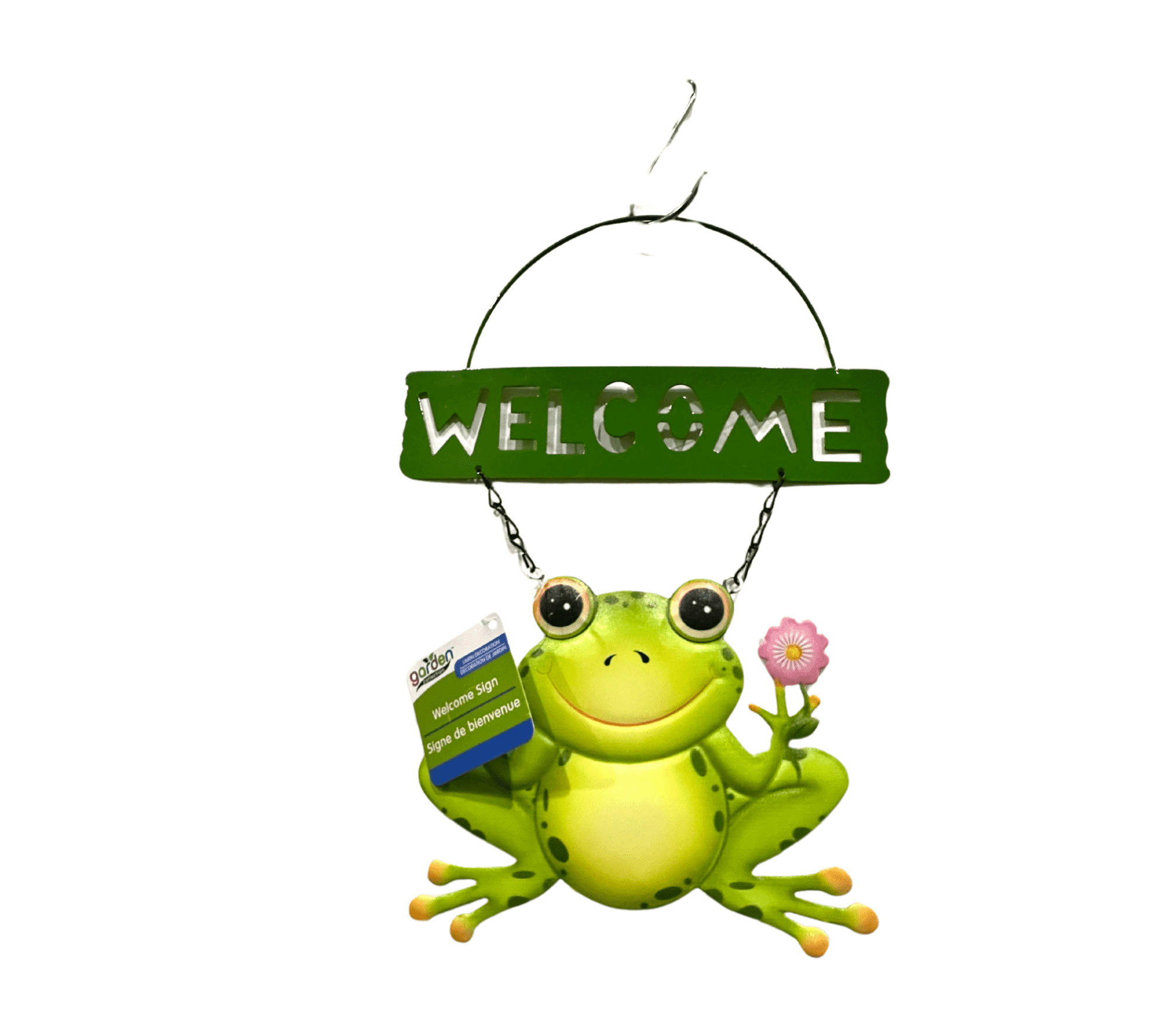 Garden Collection Frog Welcome Sign - Walmart.com