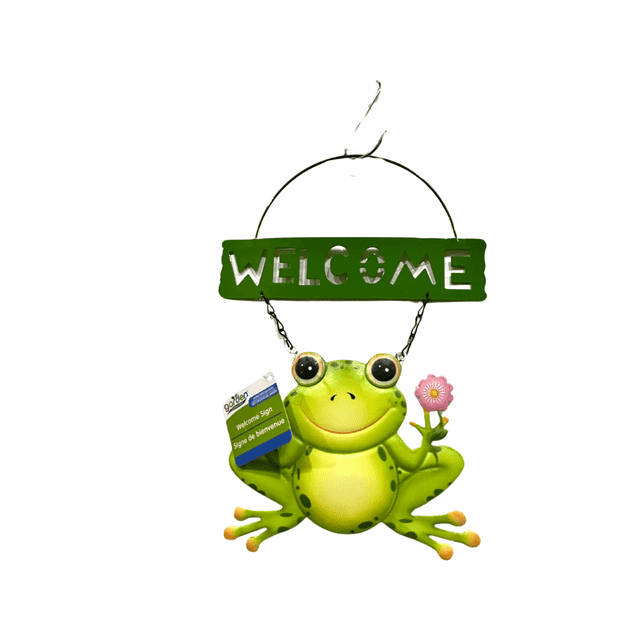 Garden Collection Frog Welcome Sign - Walmart.com